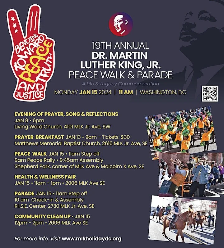 JAN 15 | Dr. Martin Luther King, Jr. Peace Walk and Parade — ANACOSTIA BID
