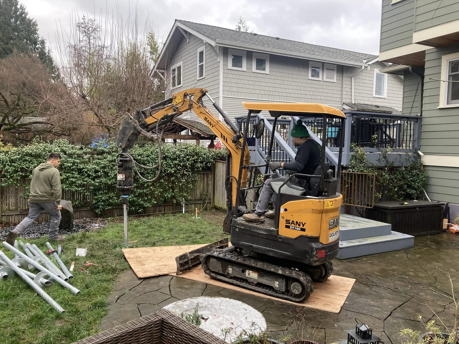Helical Pile Foundations - Seattle - Sound Earth Anchors — NEWPORT WEST LLC