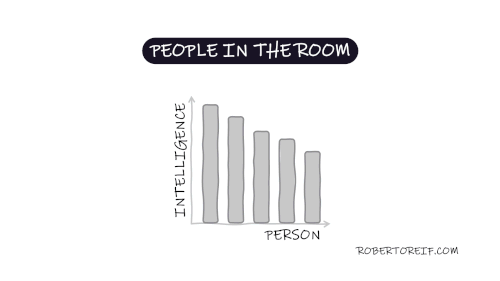 Avoid Being the Smartest Person in the Room — Roberto Reif