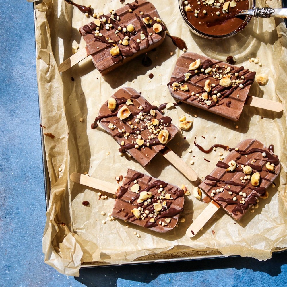 Healthy Chocolate Fudgsicle — The Wright Foodie