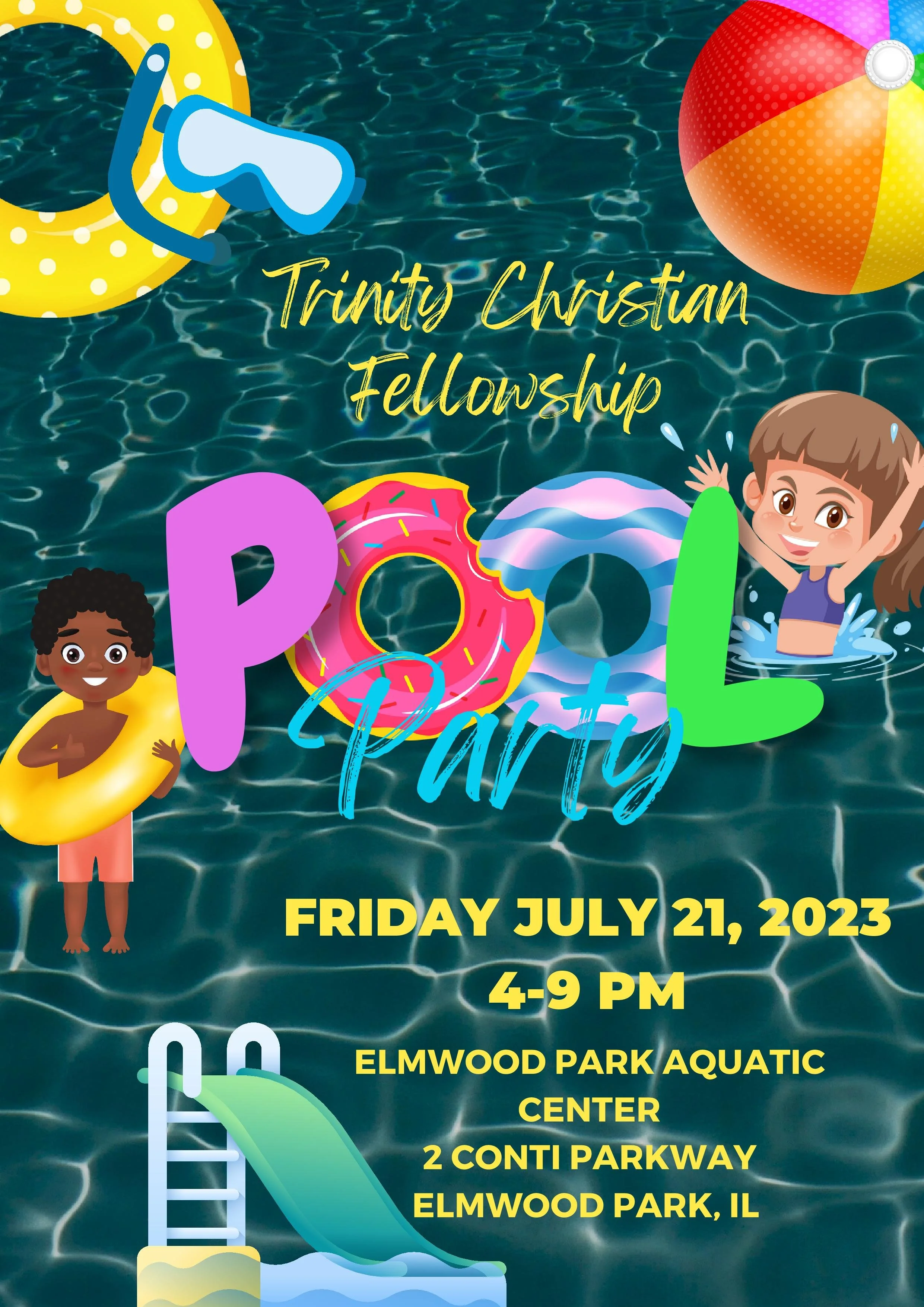 NEXT WEEKEND: Church Pool Party on July 21 — Trinity Christian Fellowship