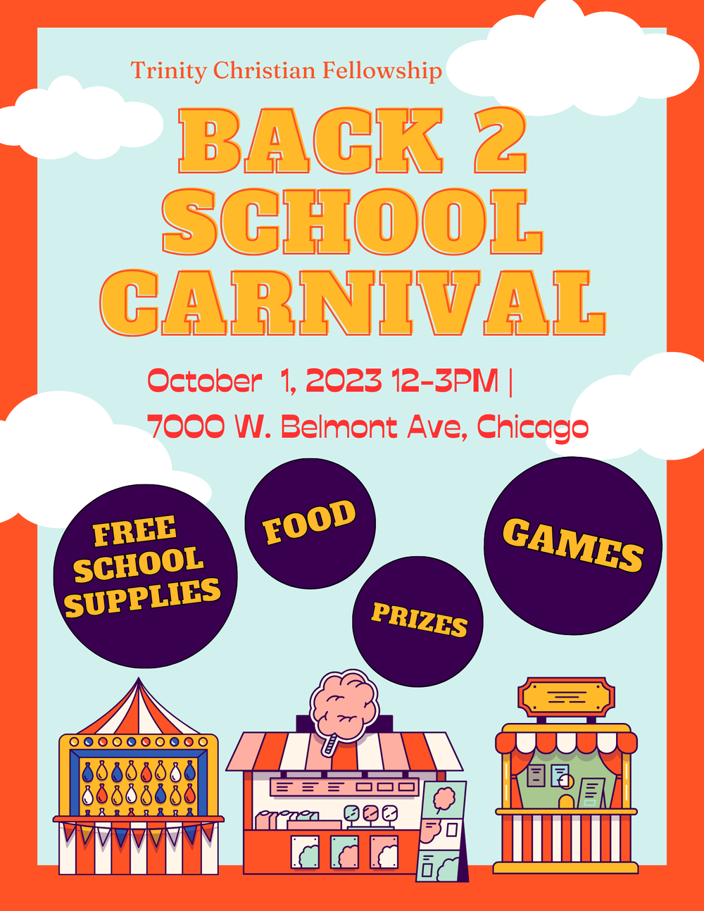NEXT WEEK: Back to School Carnival — Trinity Christian Fellowship