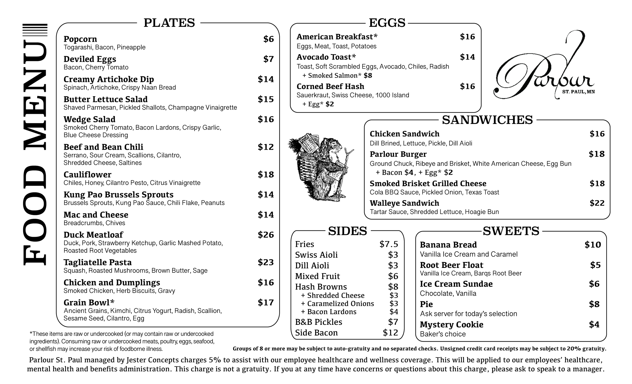 Locations - St. Paul — Parlour Bar