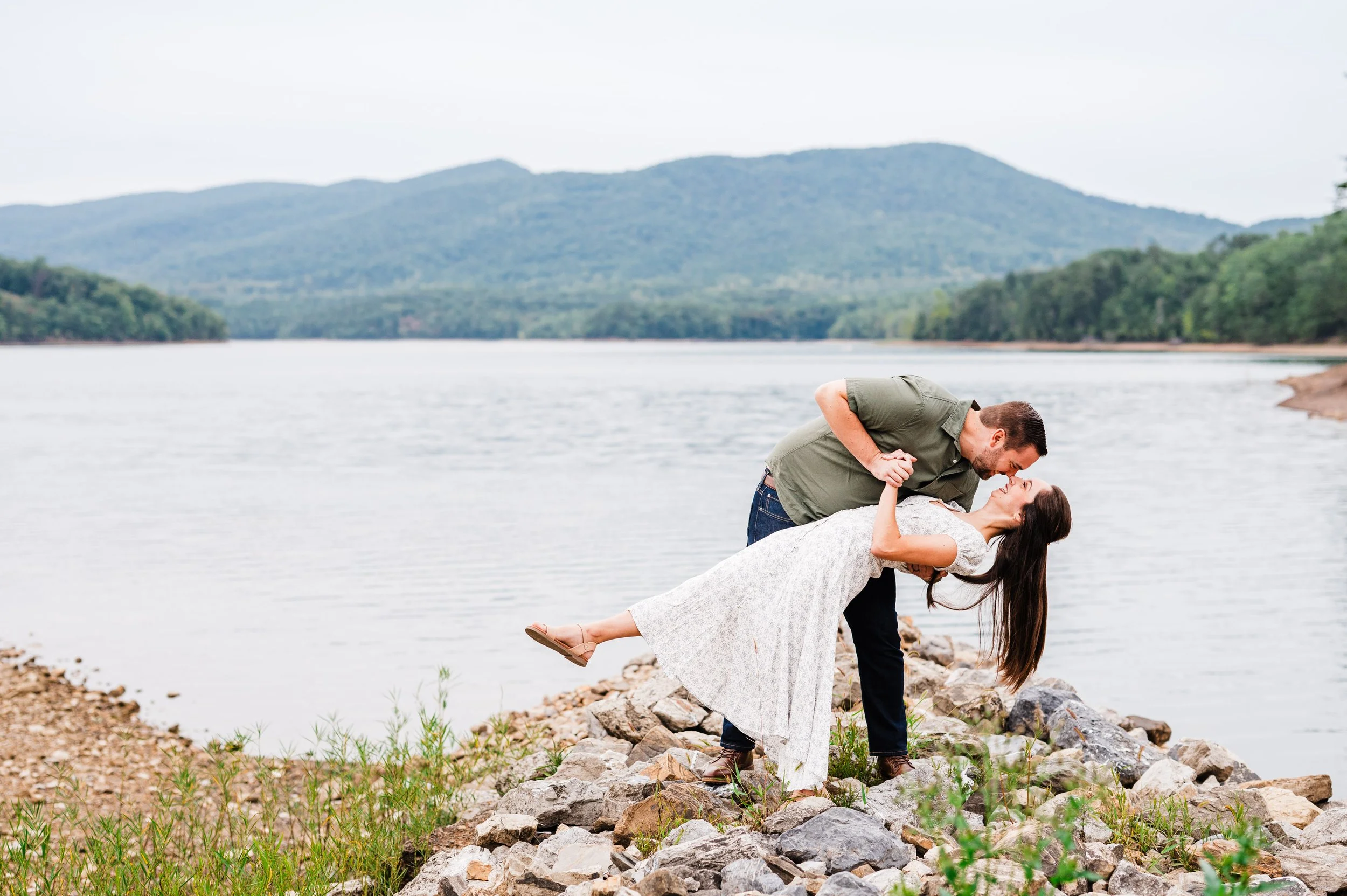 Carvins Cove Anniversary Session - Stefanie & Conner