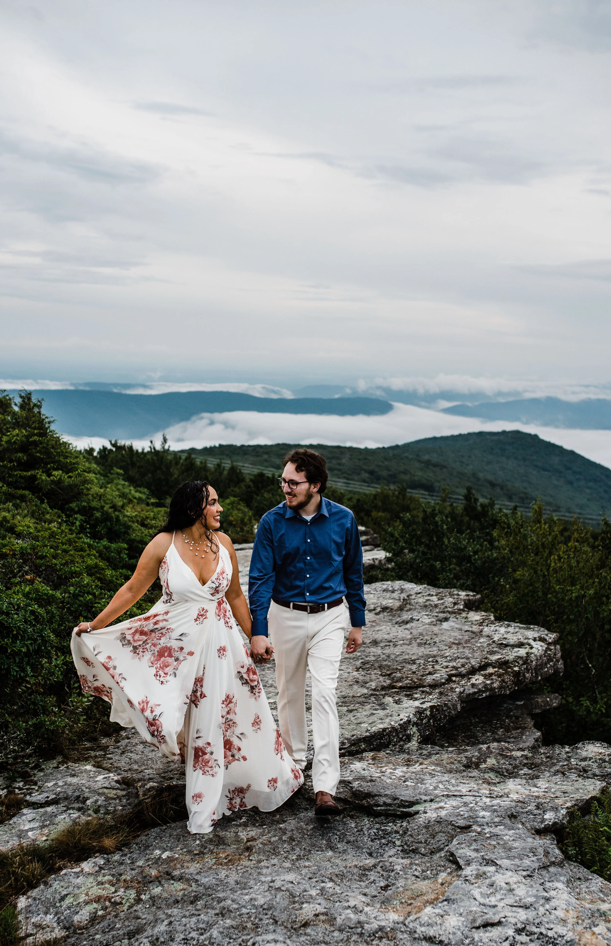 A Mountaintop Engagement - Stephanie & Brandon