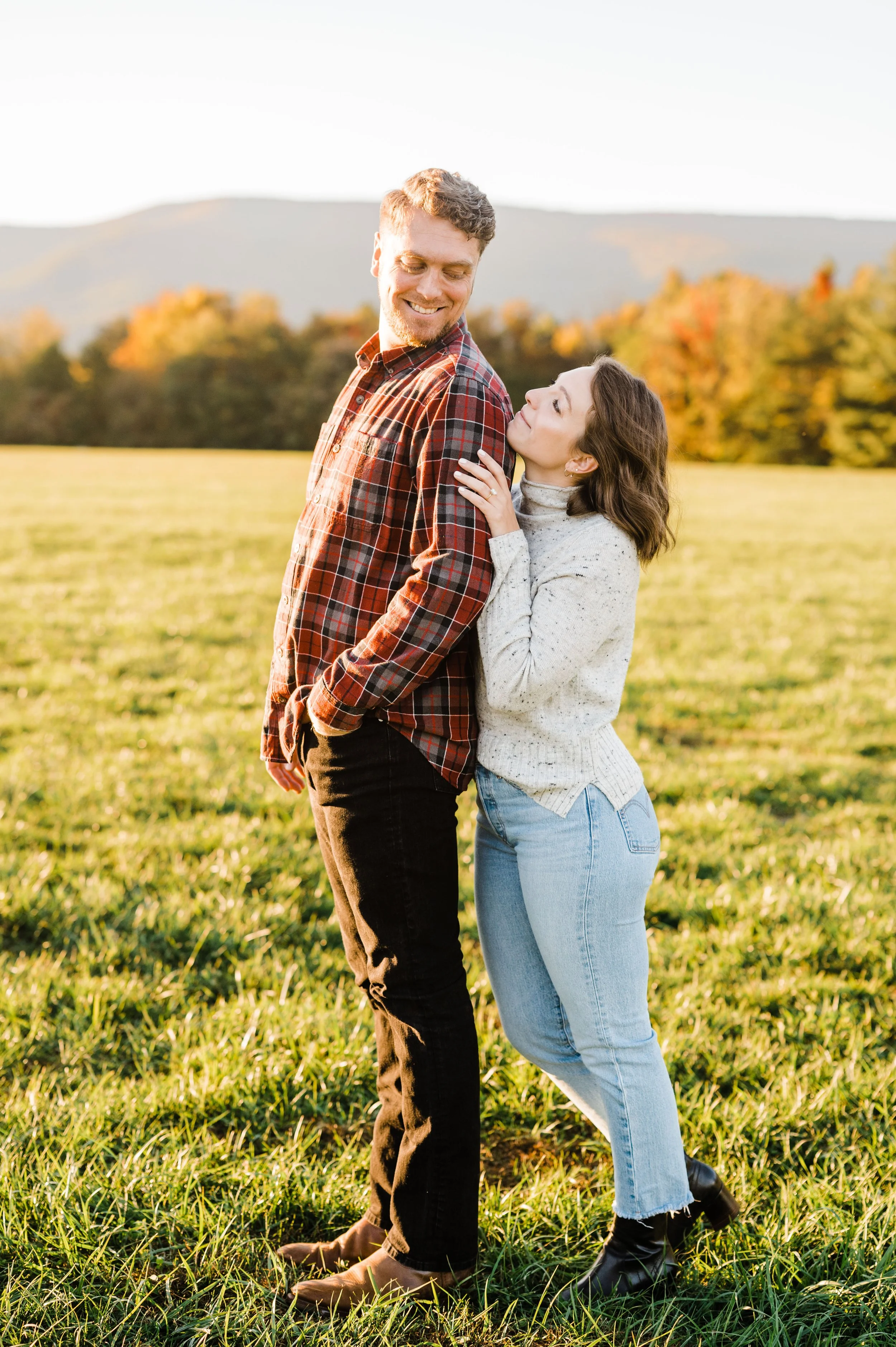 A Roanoke Virginia Engagement Photoshoot - Caroline & Alex