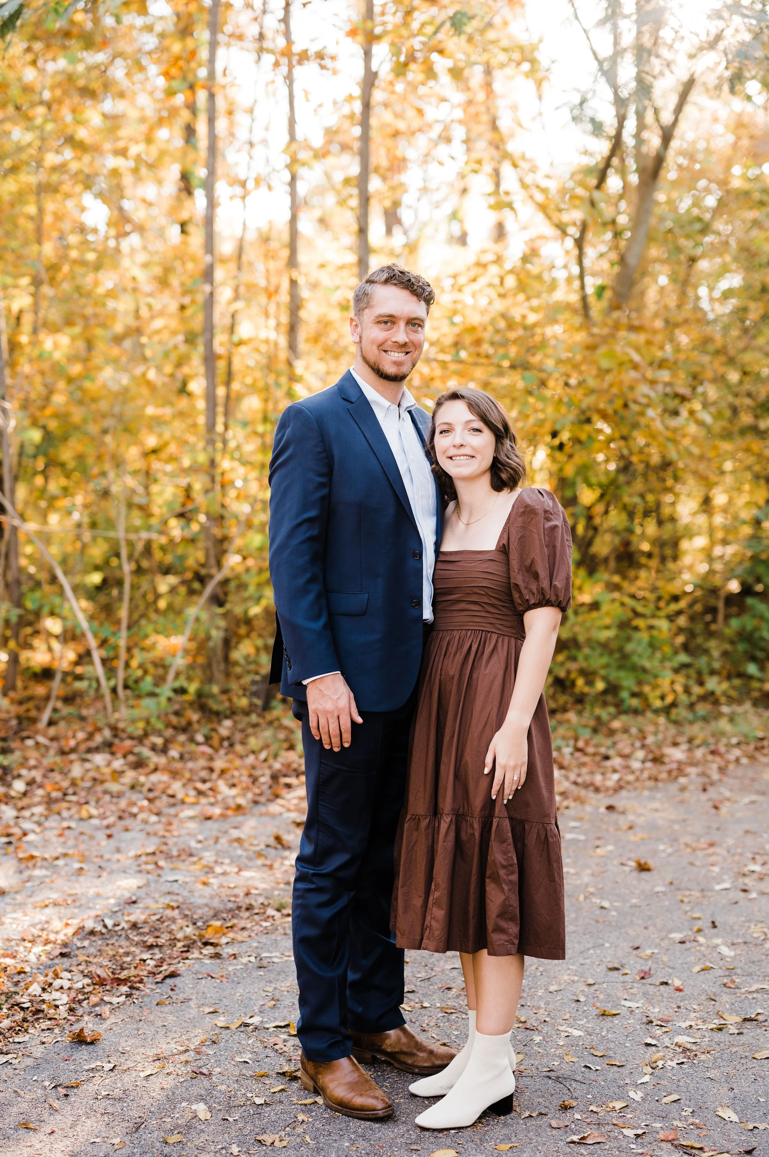 A Roanoke Virginia Engagement Photoshoot - Caroline & Alex