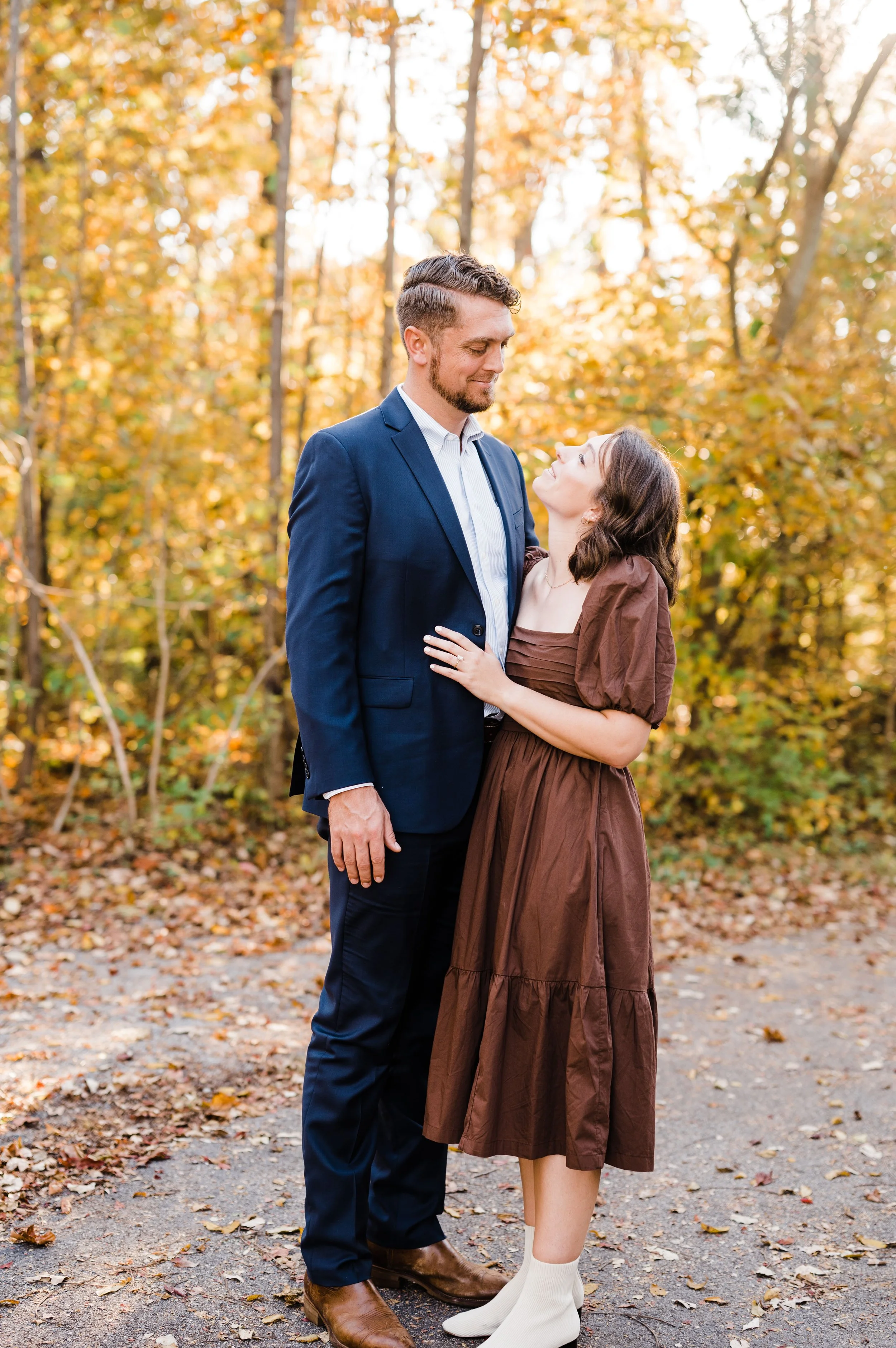A Roanoke Virginia Engagement Photoshoot - Caroline & Alex