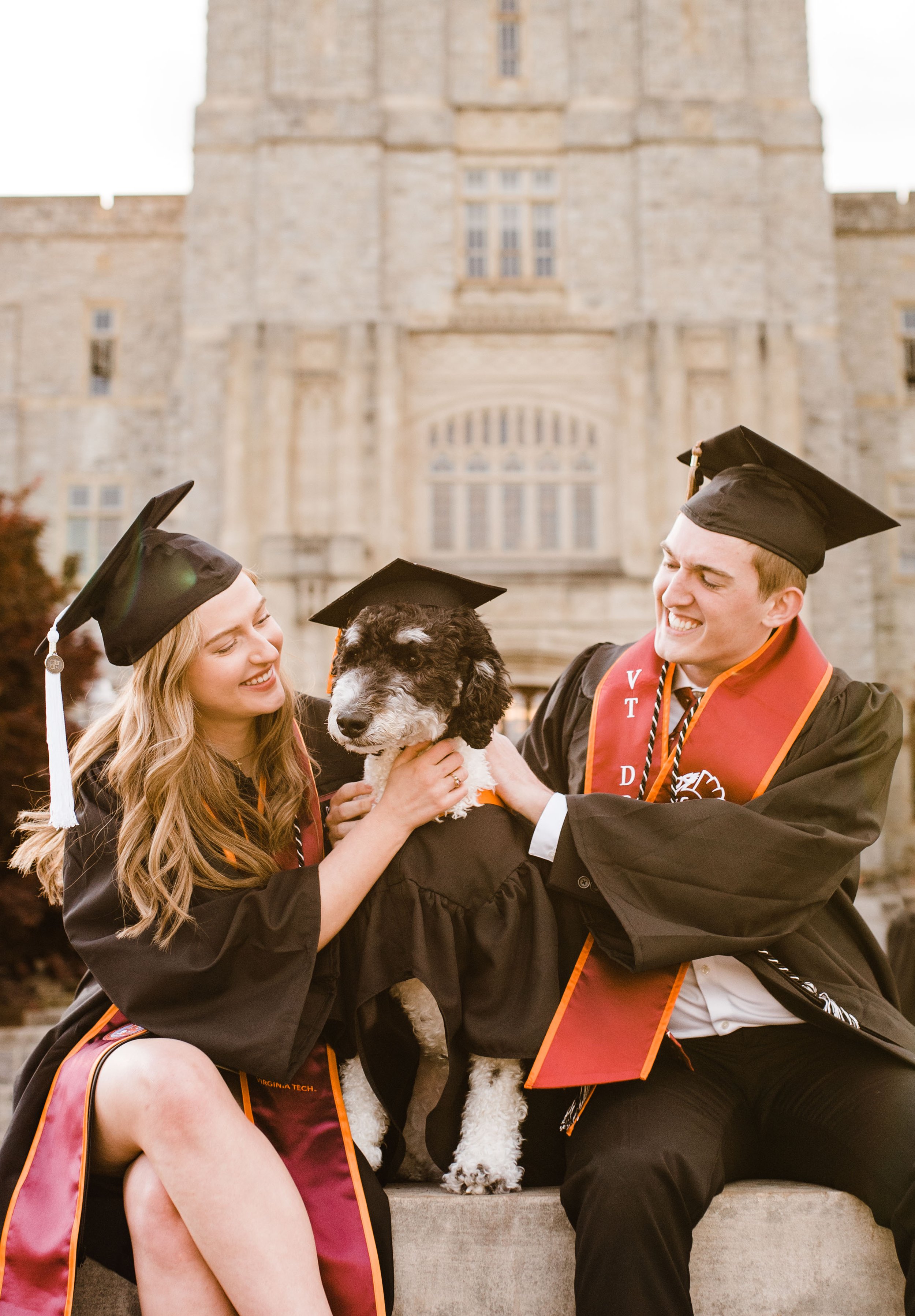 Graduation Session at Virginia Tech - Jessica & Jackson
