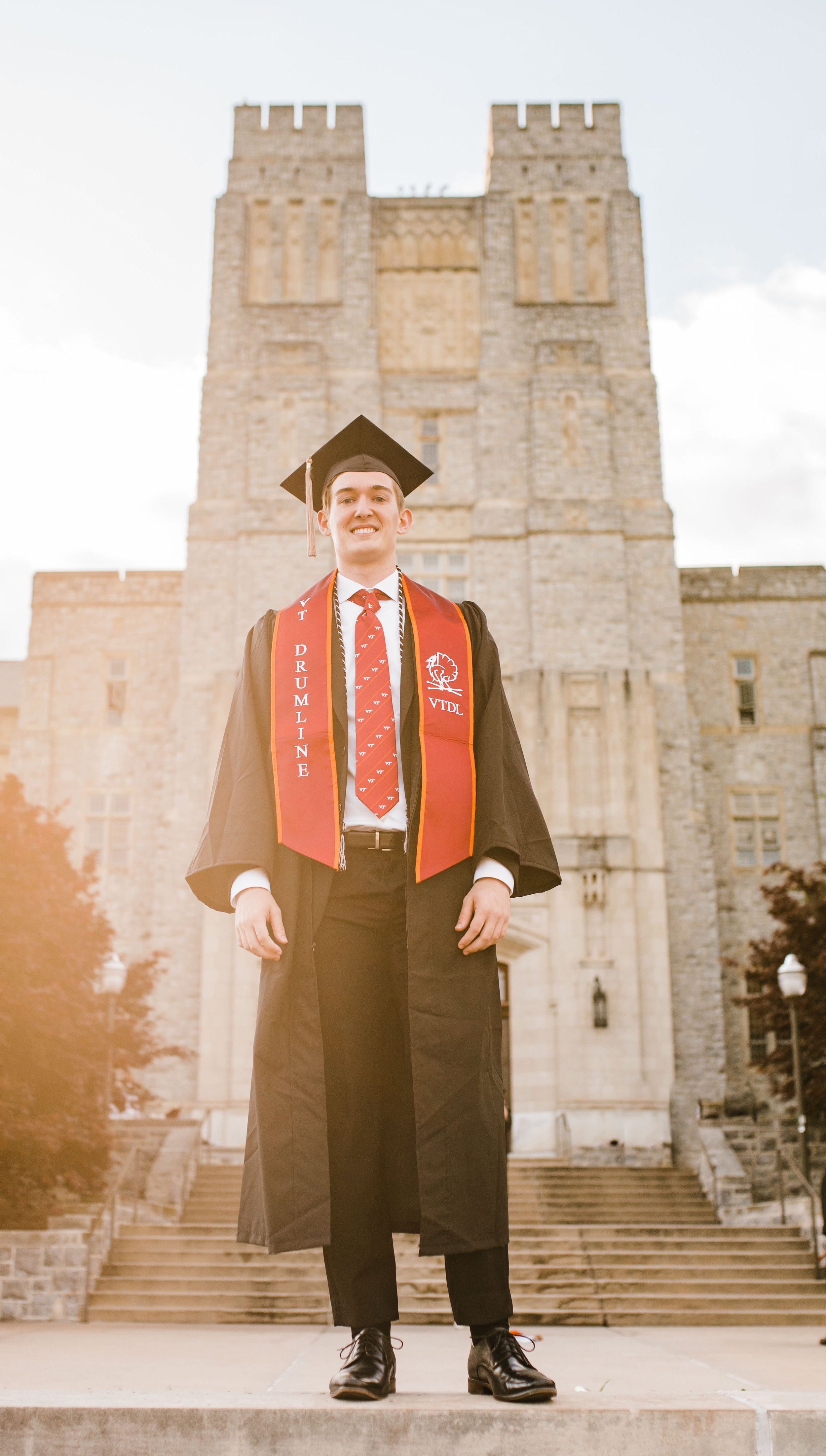 Graduation Session at Virginia Tech - Jessica & Jackson