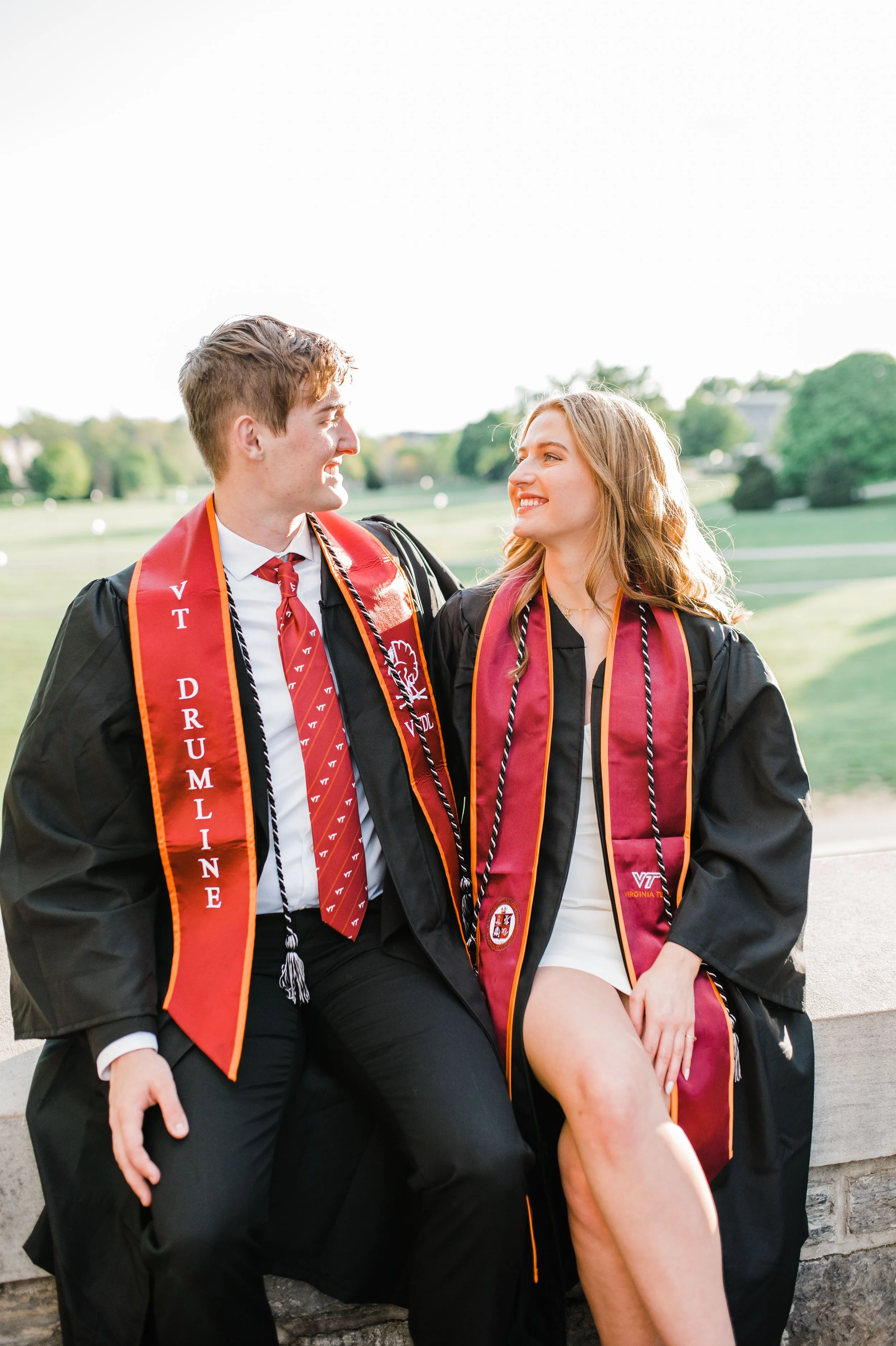 Graduation Session at Virginia Tech - Jessica & Jackson