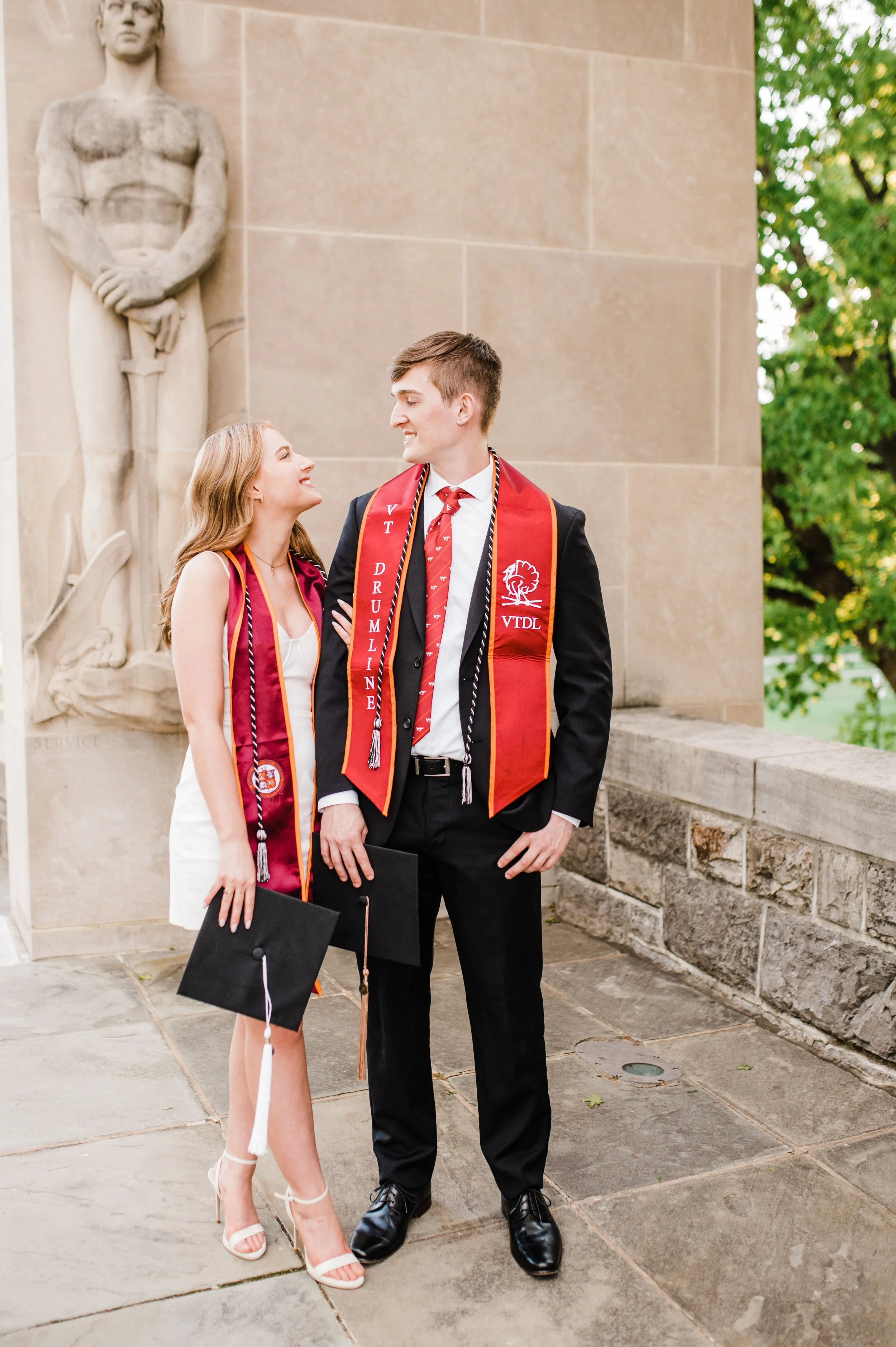 Graduation Session at Virginia Tech - Jessica & Jackson