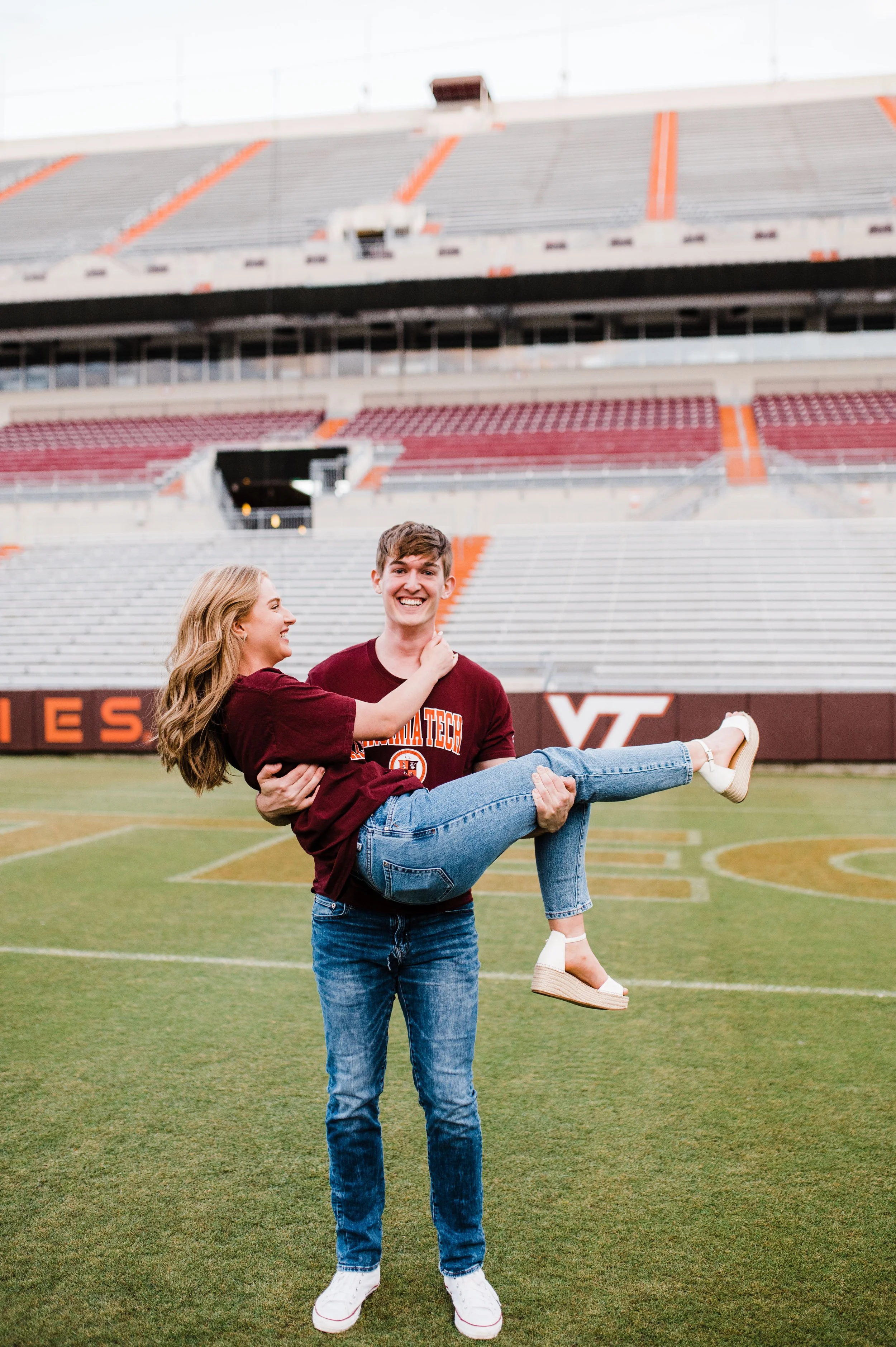 Graduation Session at Virginia Tech - Jessica & Jackson