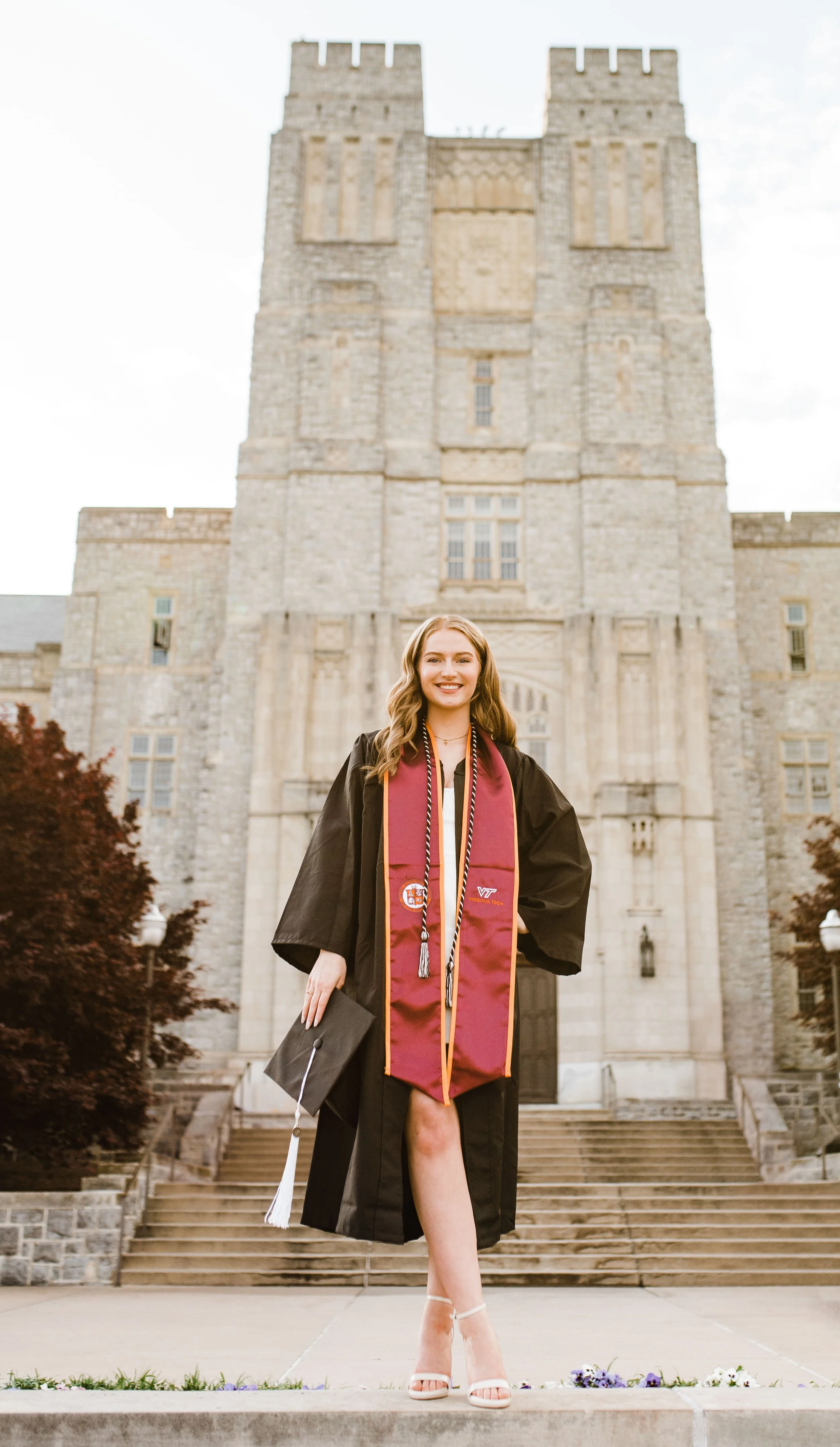 Graduation Session at Virginia Tech - Jessica & Jackson