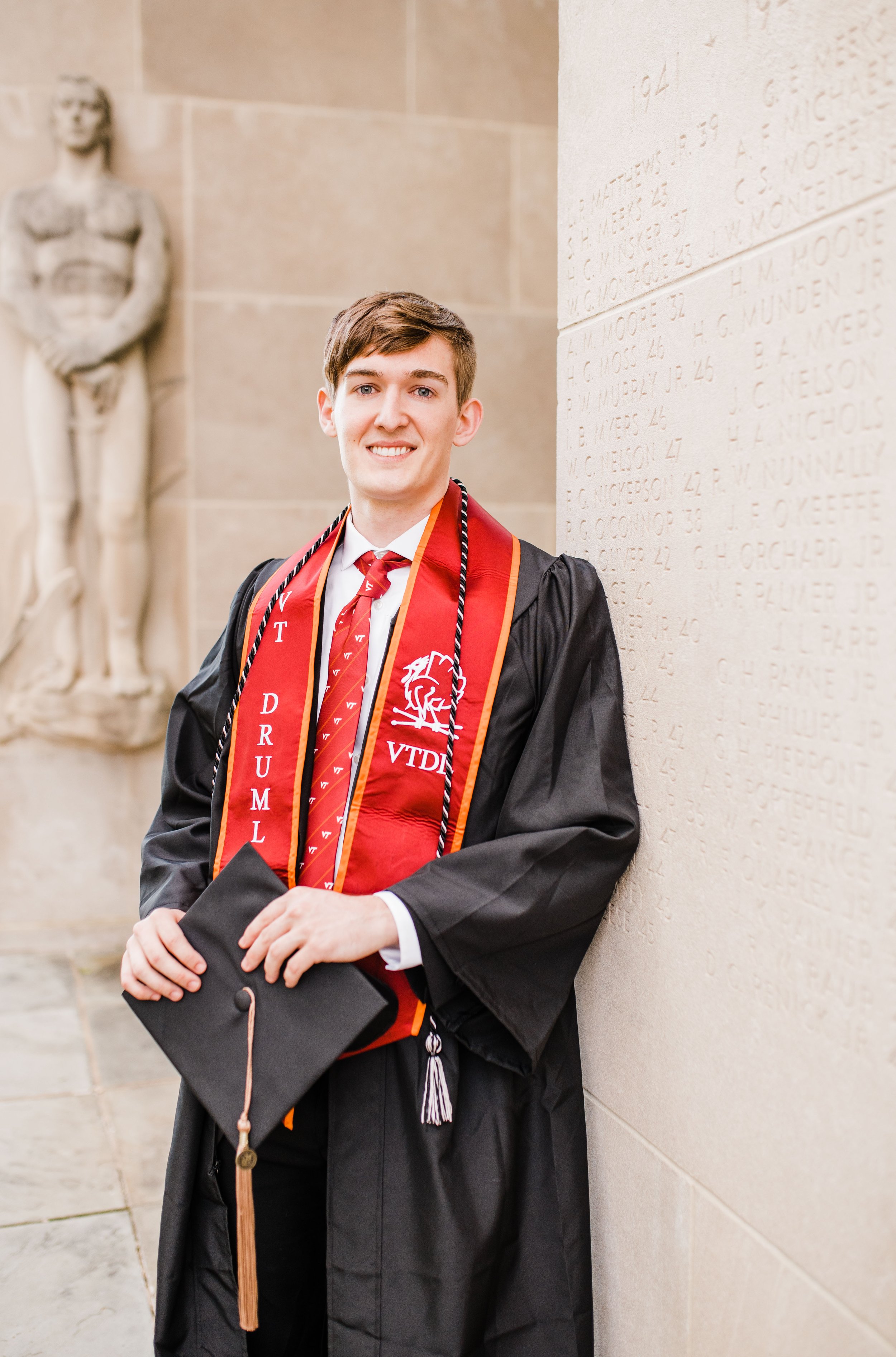 Graduation Session at Virginia Tech - Jessica & Jackson