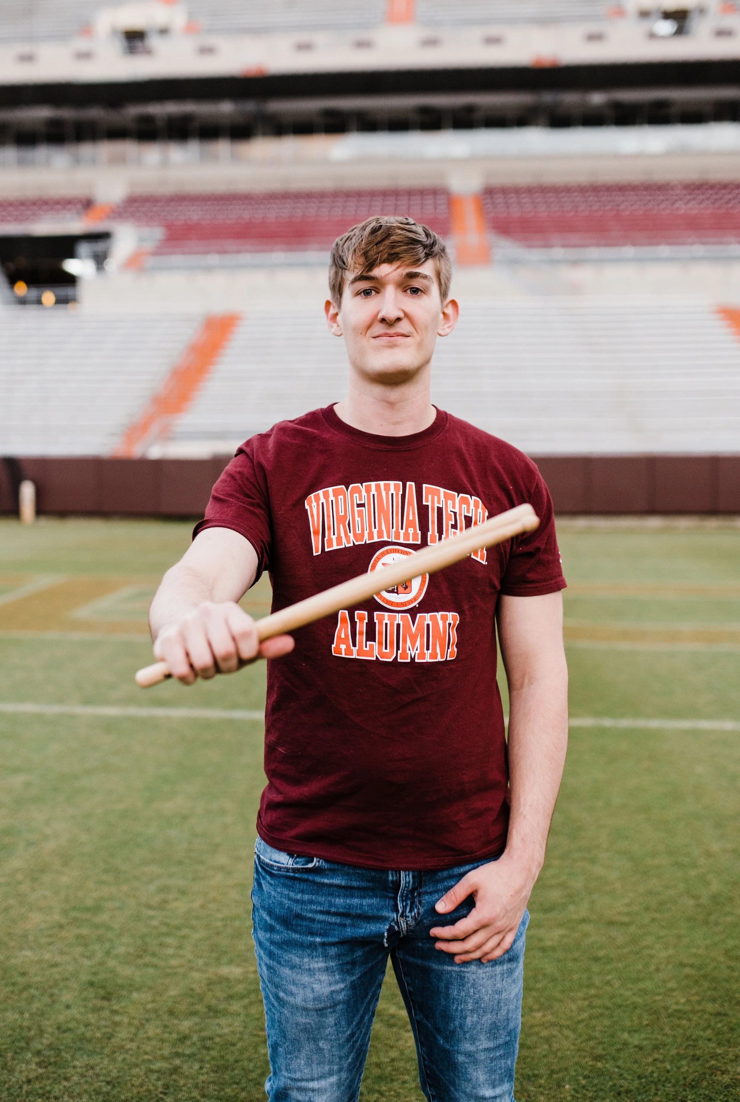 Graduation Session at Virginia Tech - Jessica & Jackson