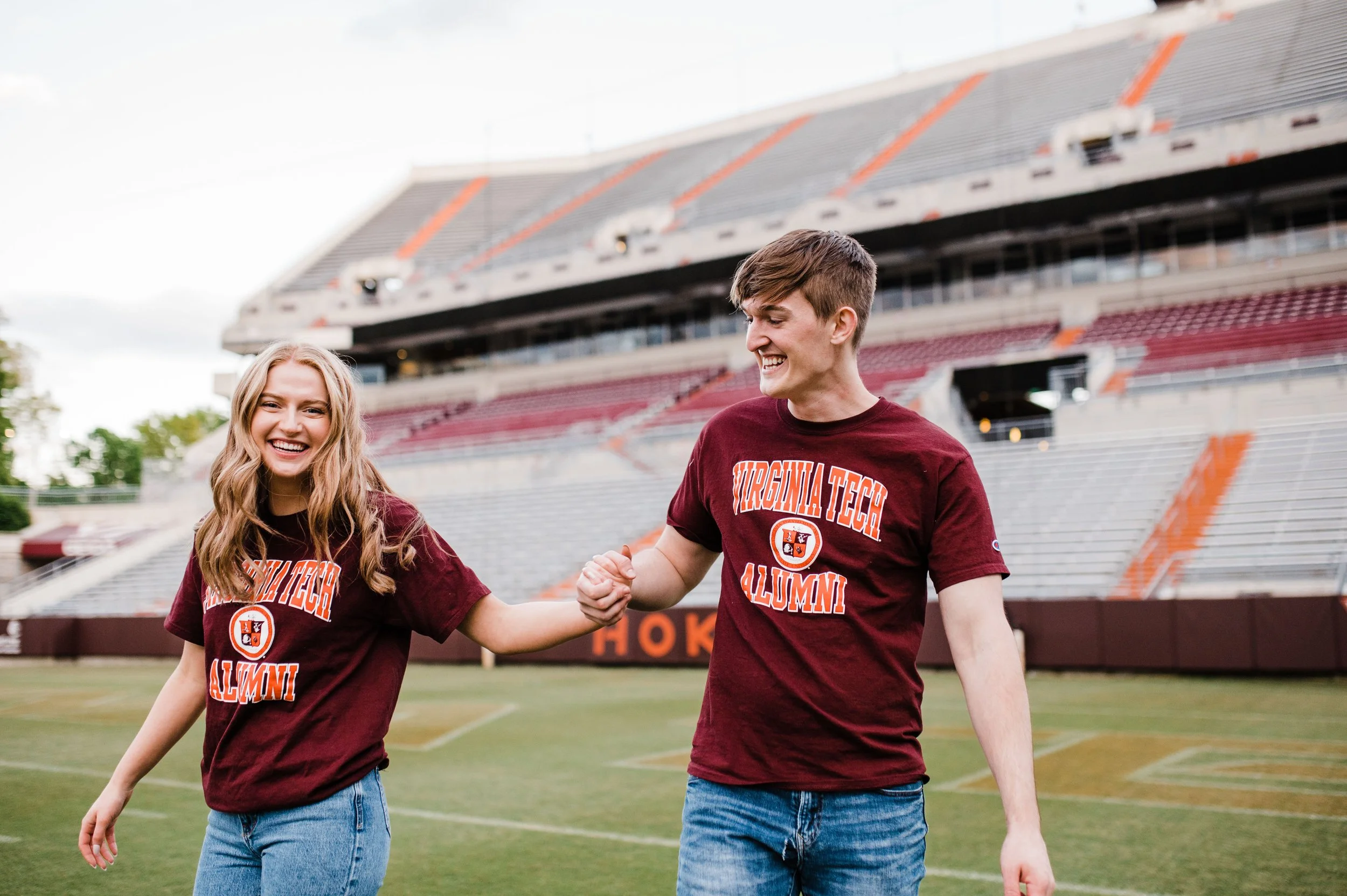 Graduation Session at Virginia Tech - Jessica & Jackson