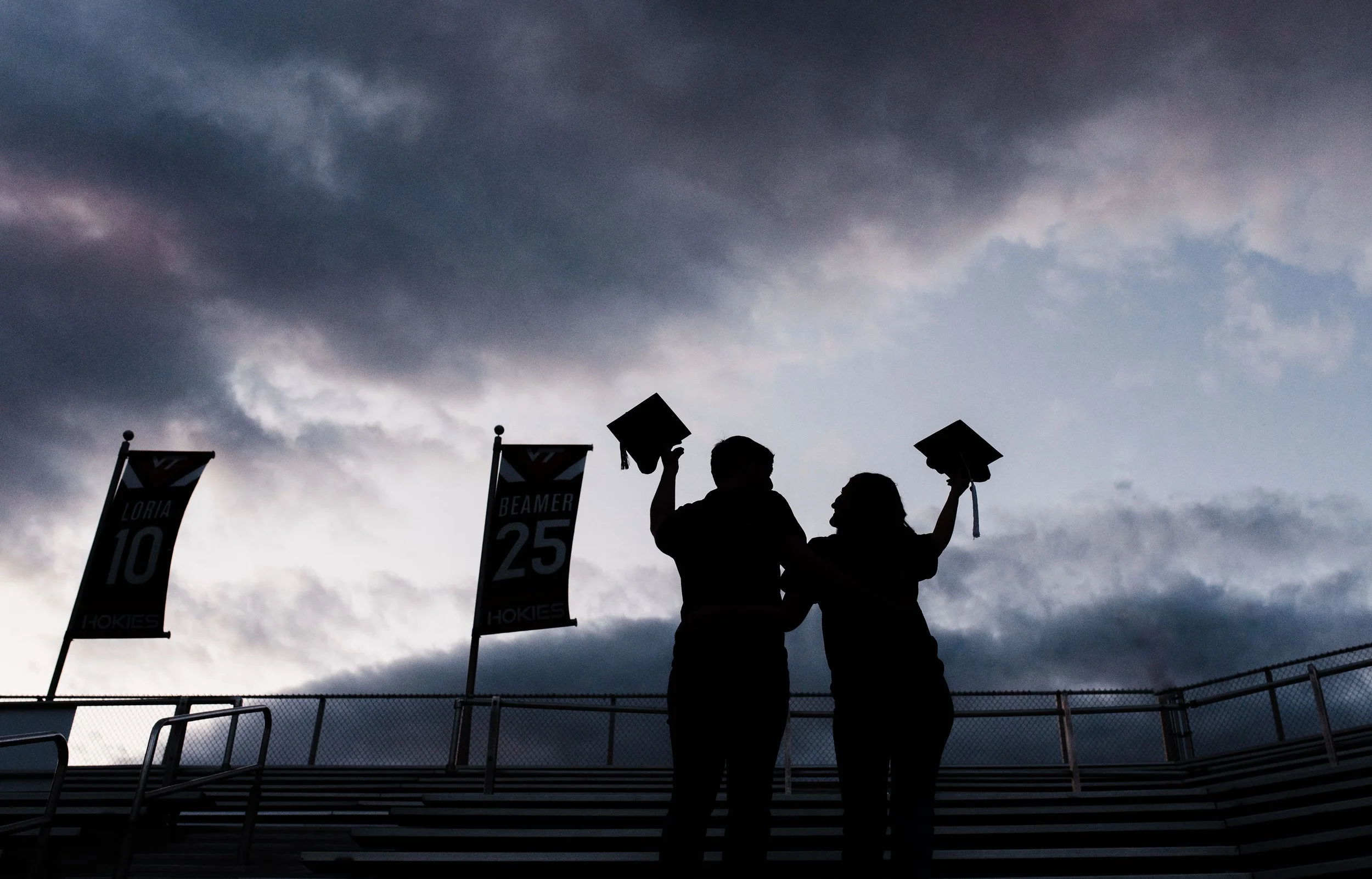 Graduation Session at Virginia Tech - Jessica & Jackson