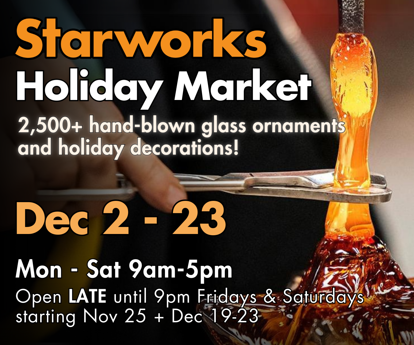 Holiday Market OPENS — Starworks - NC