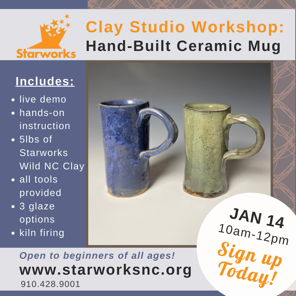 Make Your Own Handbuilt Ceramic Mug — Starworks - NC