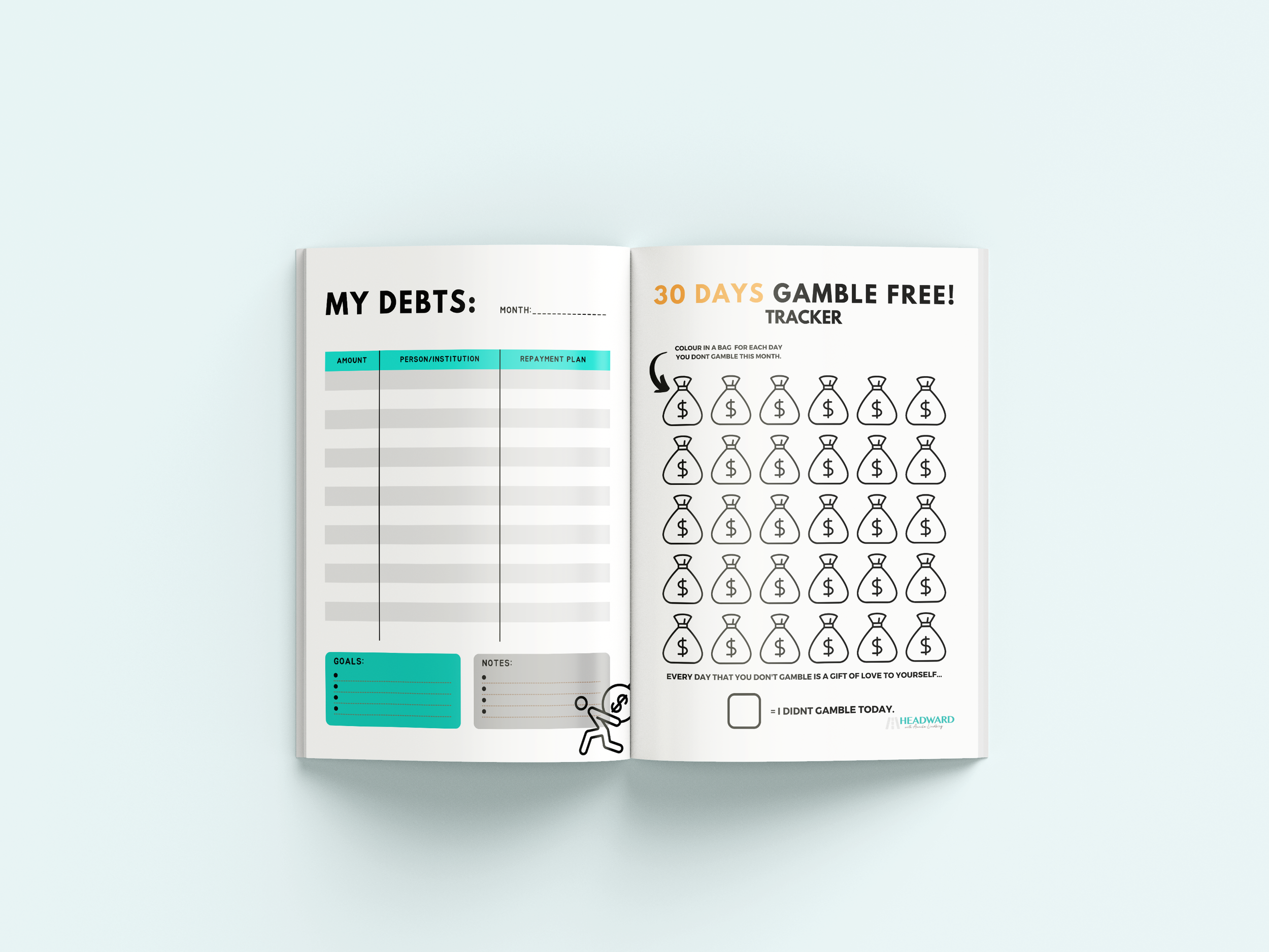 The Gambling Addiction Recovery Journal /workbook *Full size workbook ...