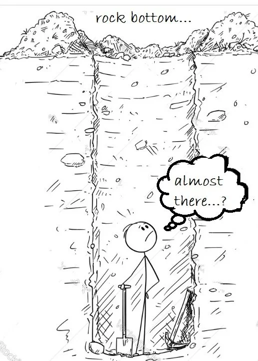 no you do not need to hit rock bottom to start your recovery from ...