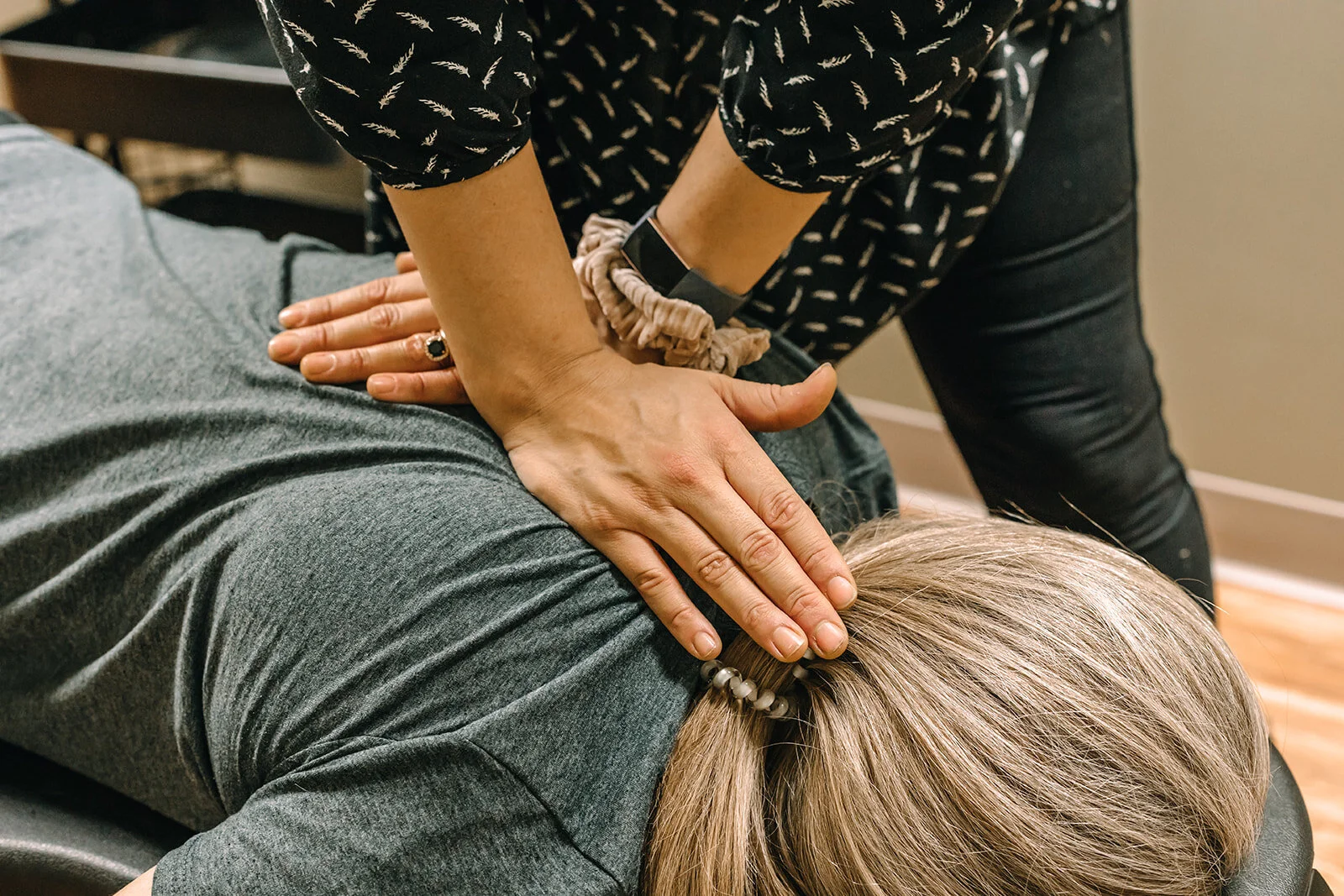 Chiropractic Adjustment Hands