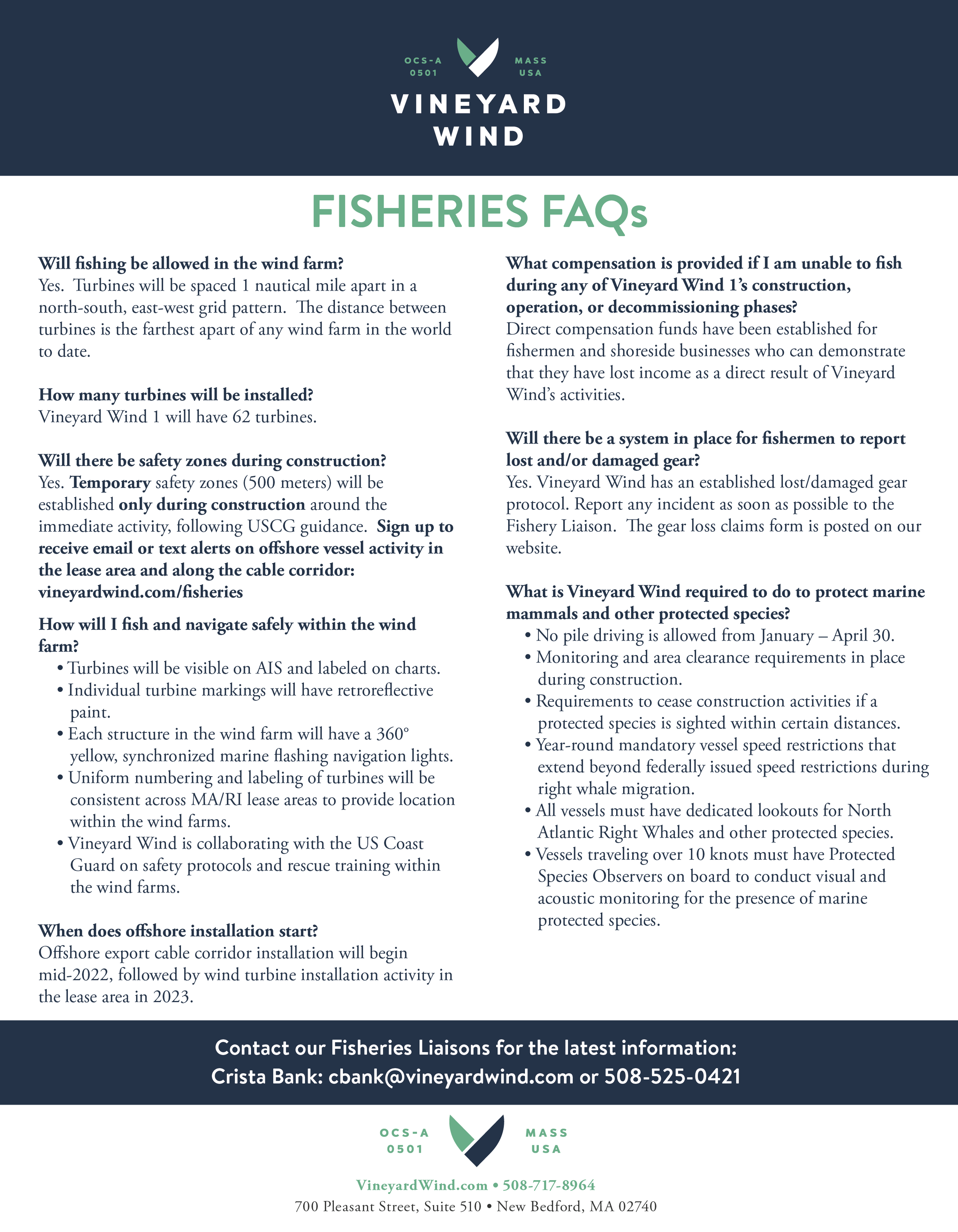 Charts, FAQ’s, & Downloads — Vineyard Wind