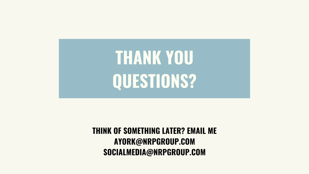 Thank You Any Questions Slide