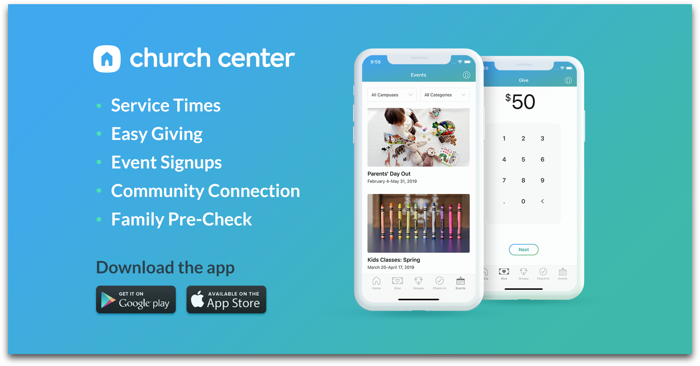 Join us on Church Center and get connected to our church! — First ...