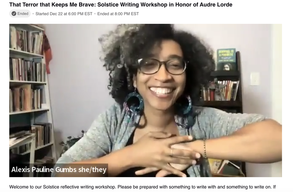 Now — Alexis Pauline Gumbs