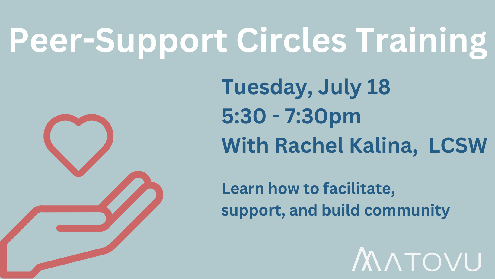 Peer-Support Circles Training — MaTovu
