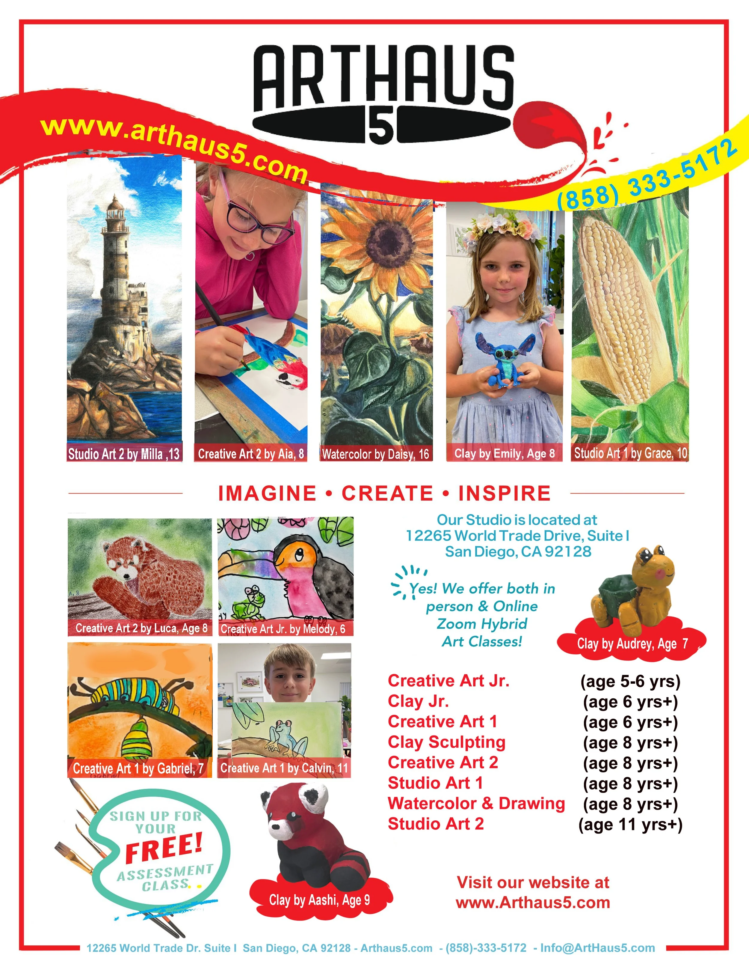 Art Classes For Kids Near Me | Studio ArtHaus