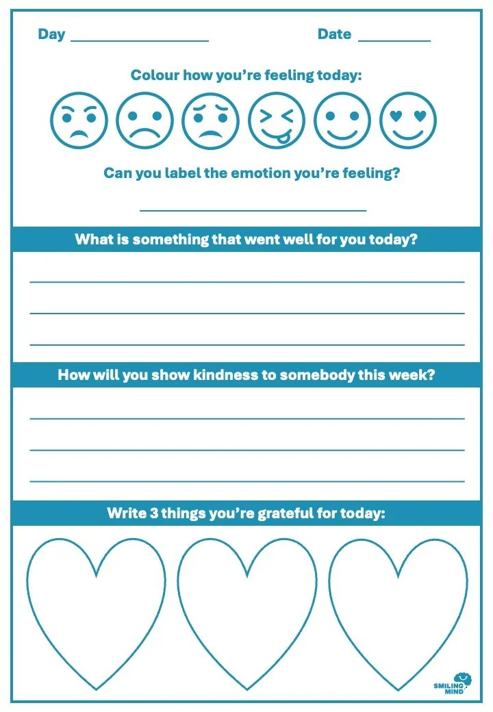 Practise | Wellbeing check-ins for your class — Smiling Mind
