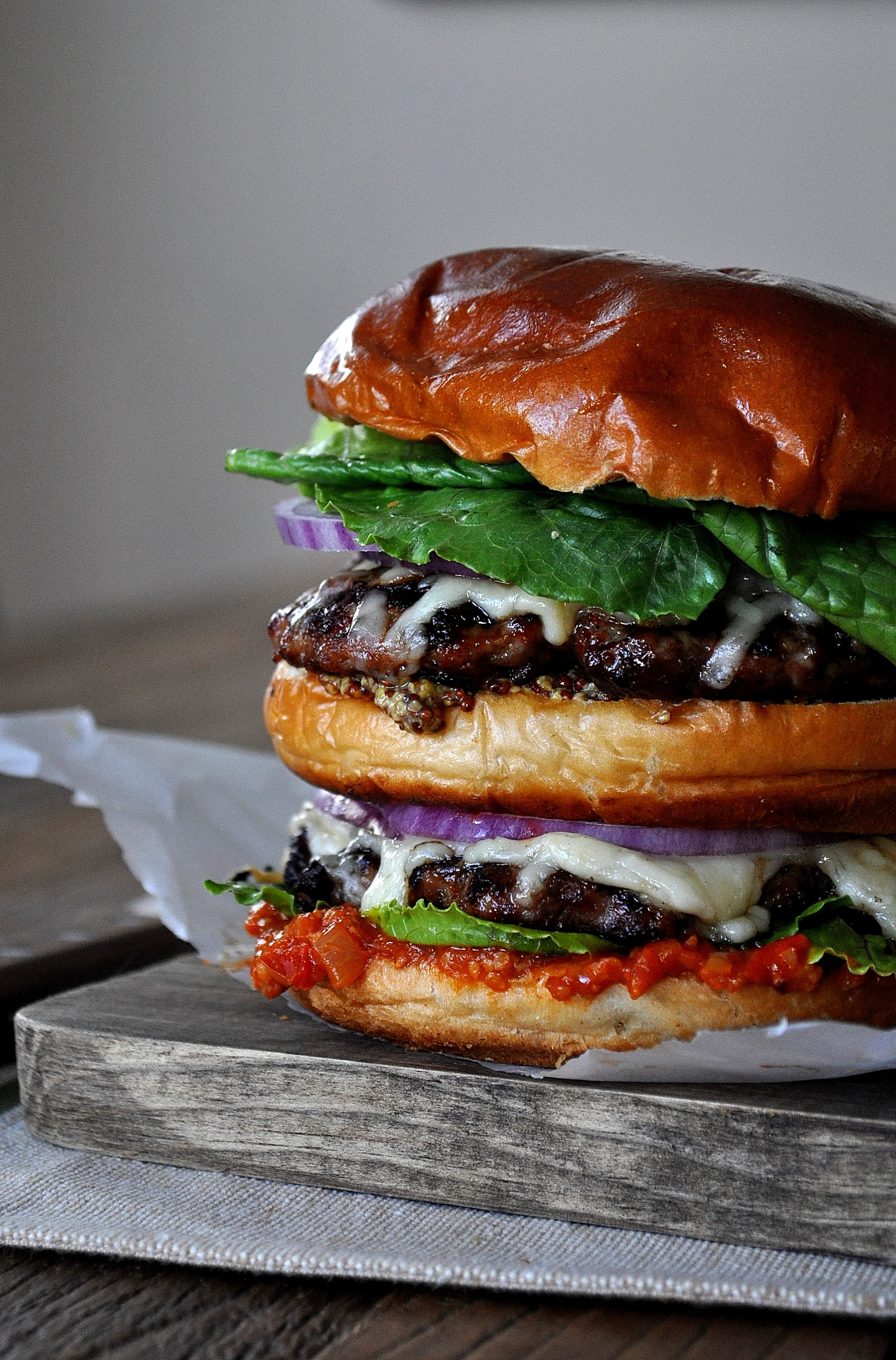 Big Burger with Bacon Jam — Lisa Dawn Bolton