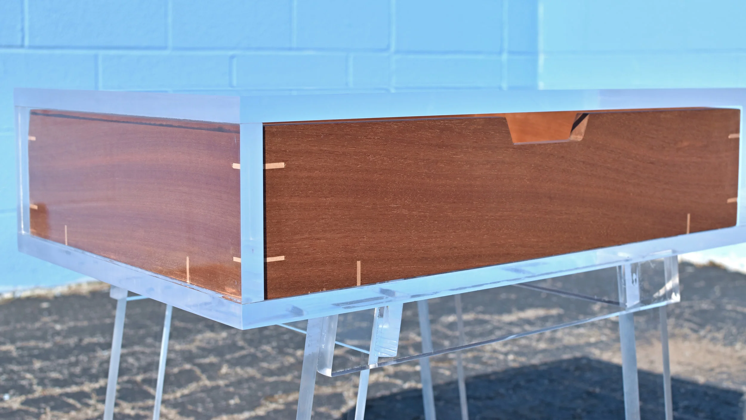 Acrylic Side Table — Jonny Builds