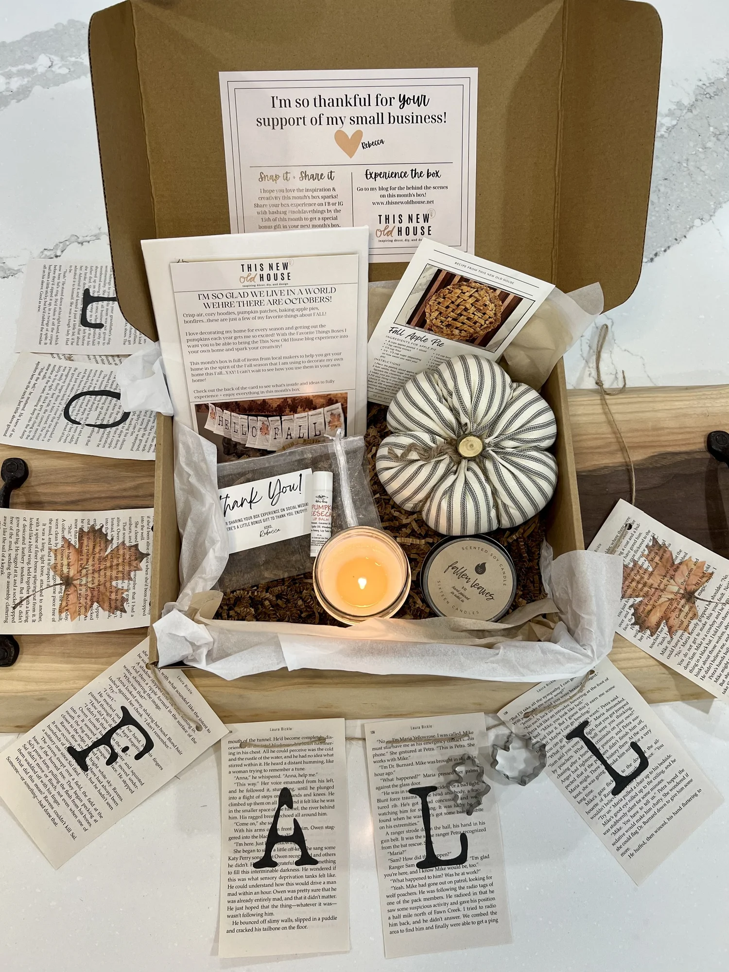 All Things Fall - What's Inside the October Favorite Things Box! — This ...