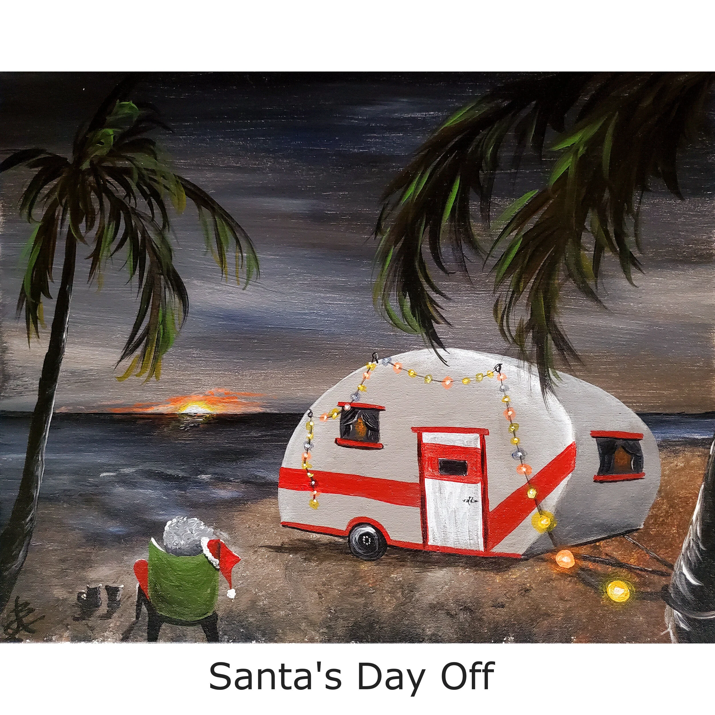 Santa's Day Off — Michelle the Painter