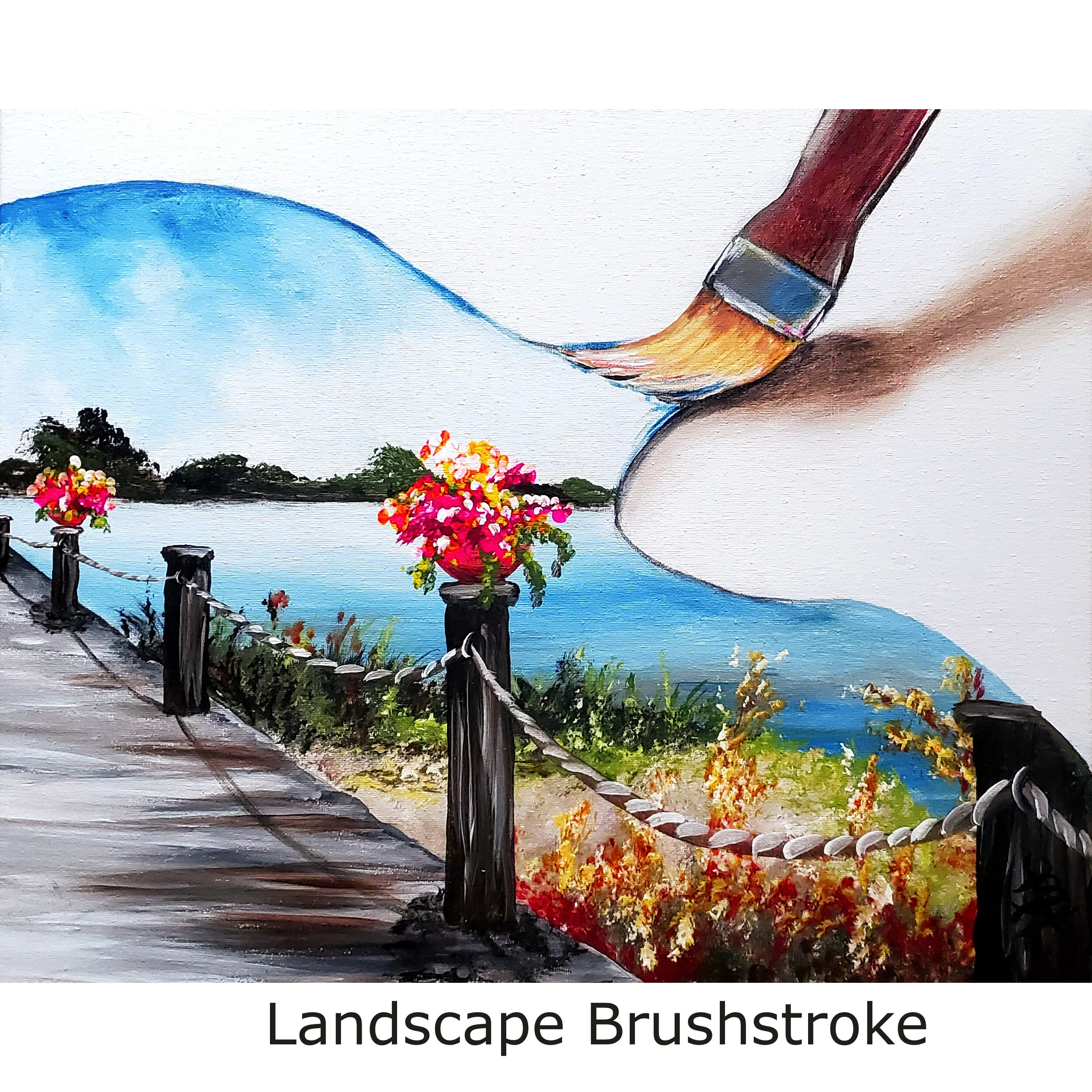 Landscape Brushstroke — Michelle the Painter