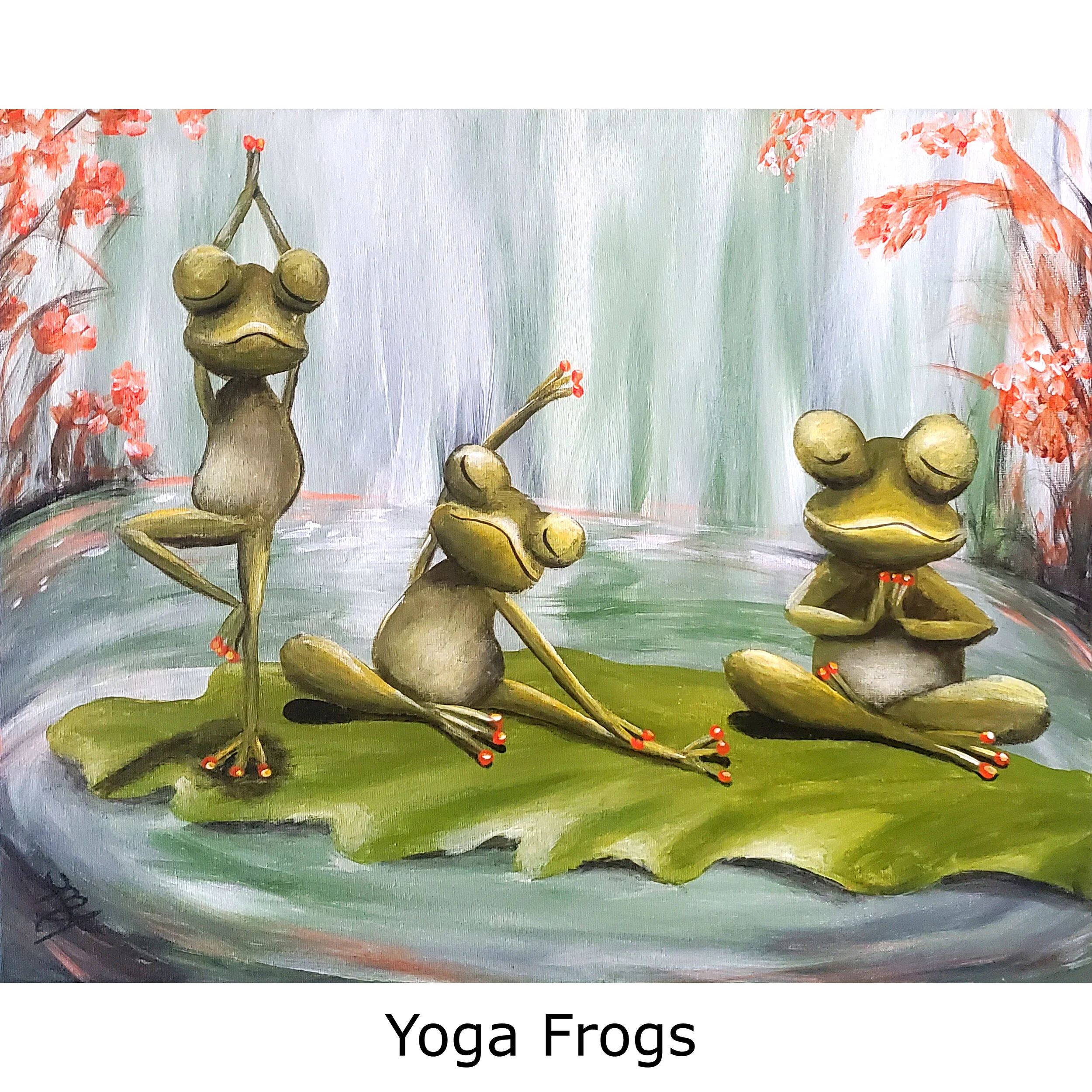 Yoga Frogs — Michelle the Painter