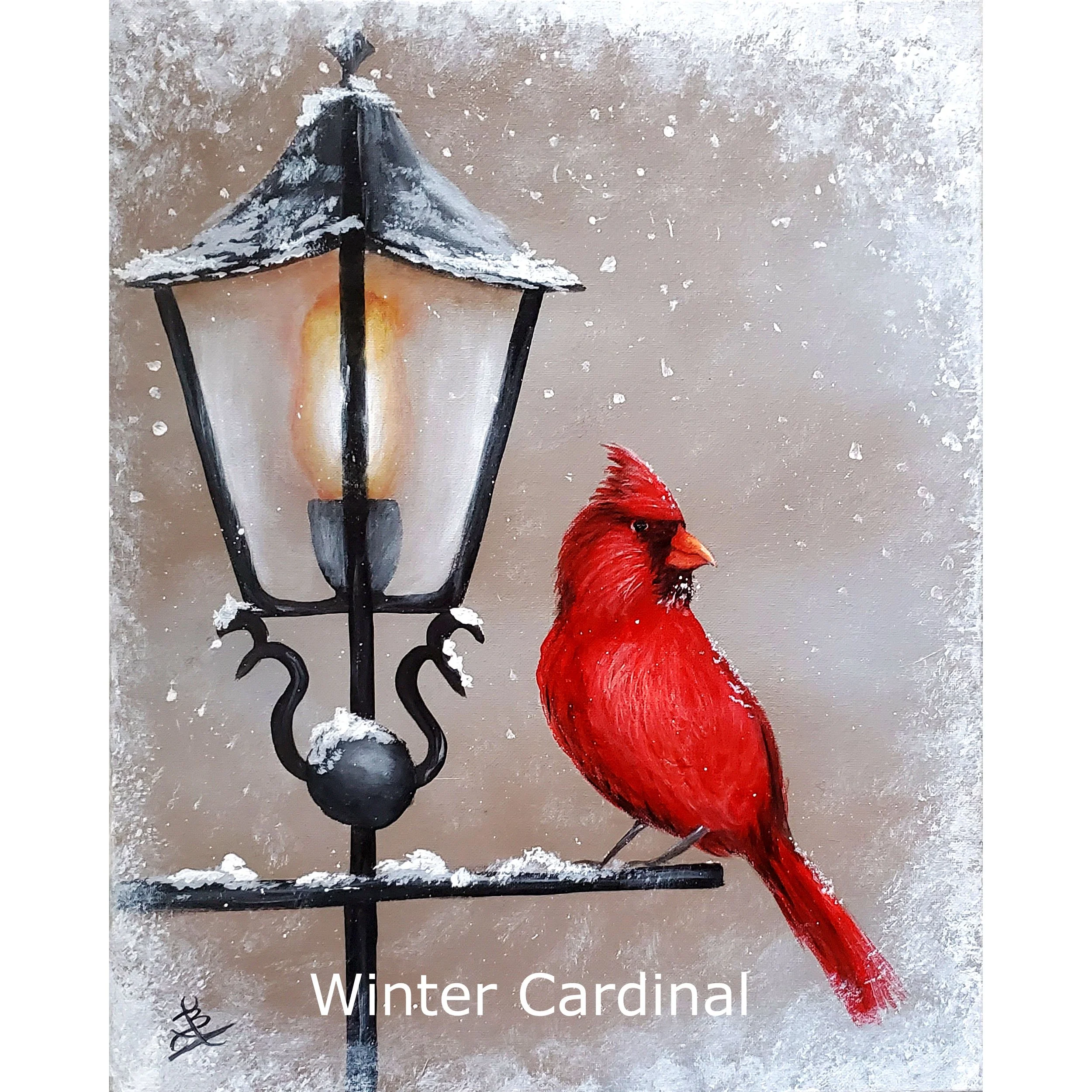 Winter Cardinal — Michelle the Painter