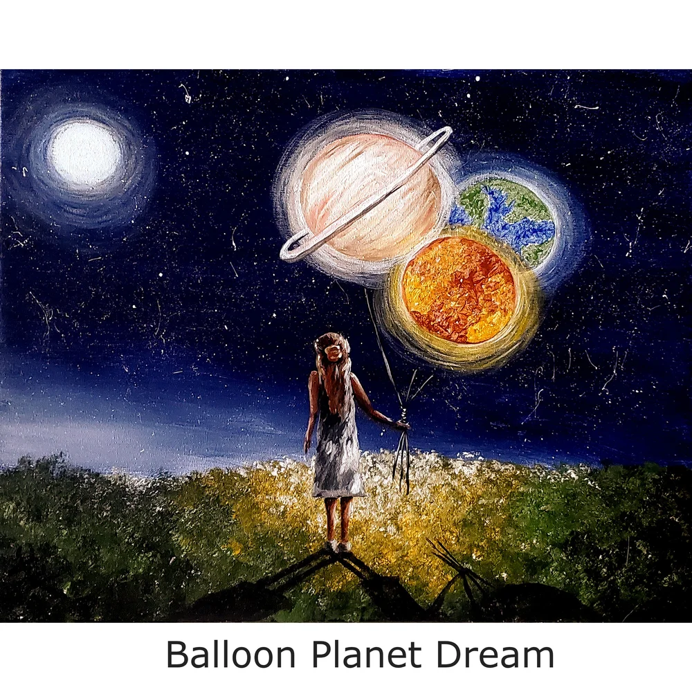 Planets Made With A Balloon