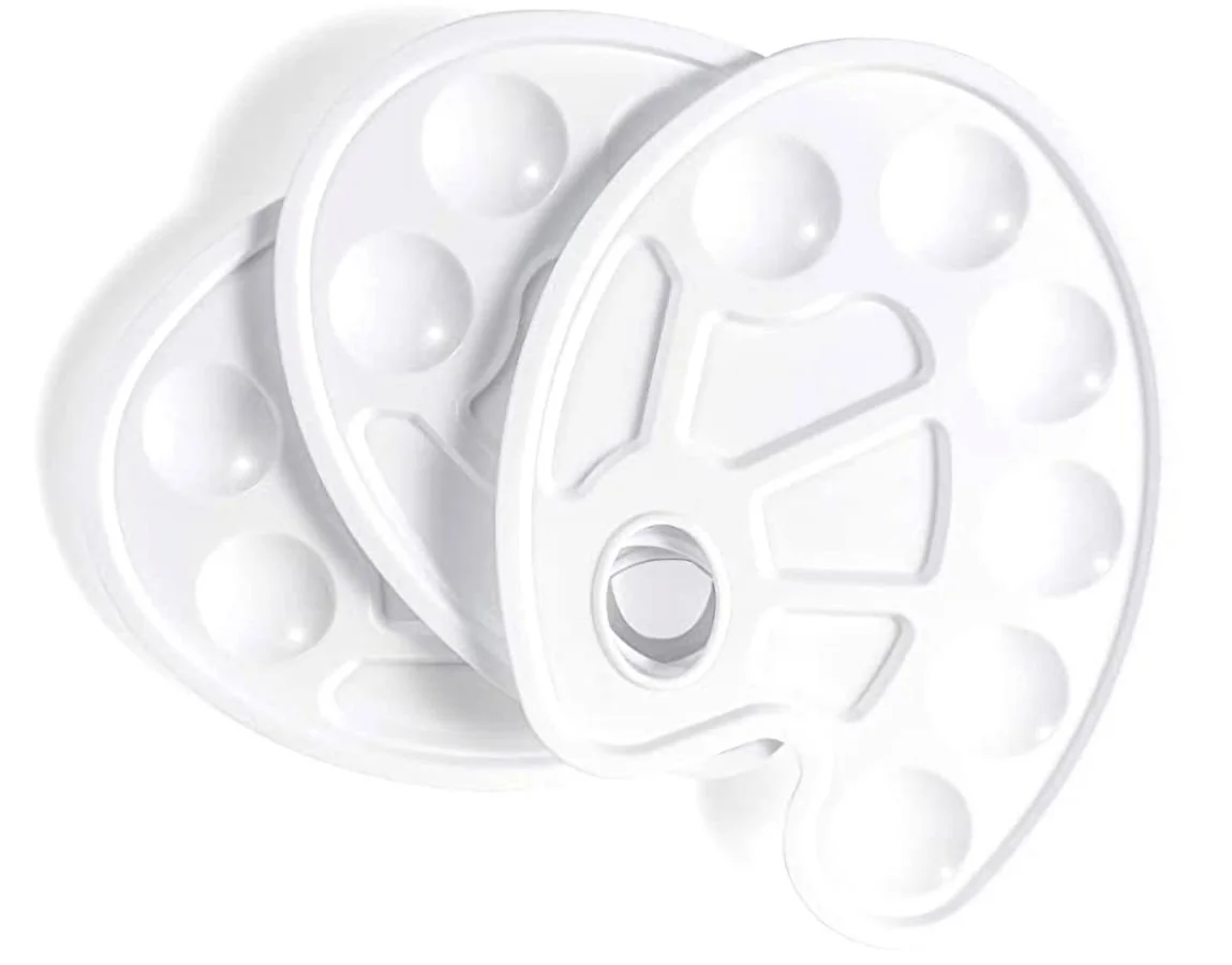 Plastic Paint Palette - Traditional Shape — Michelle the Painter