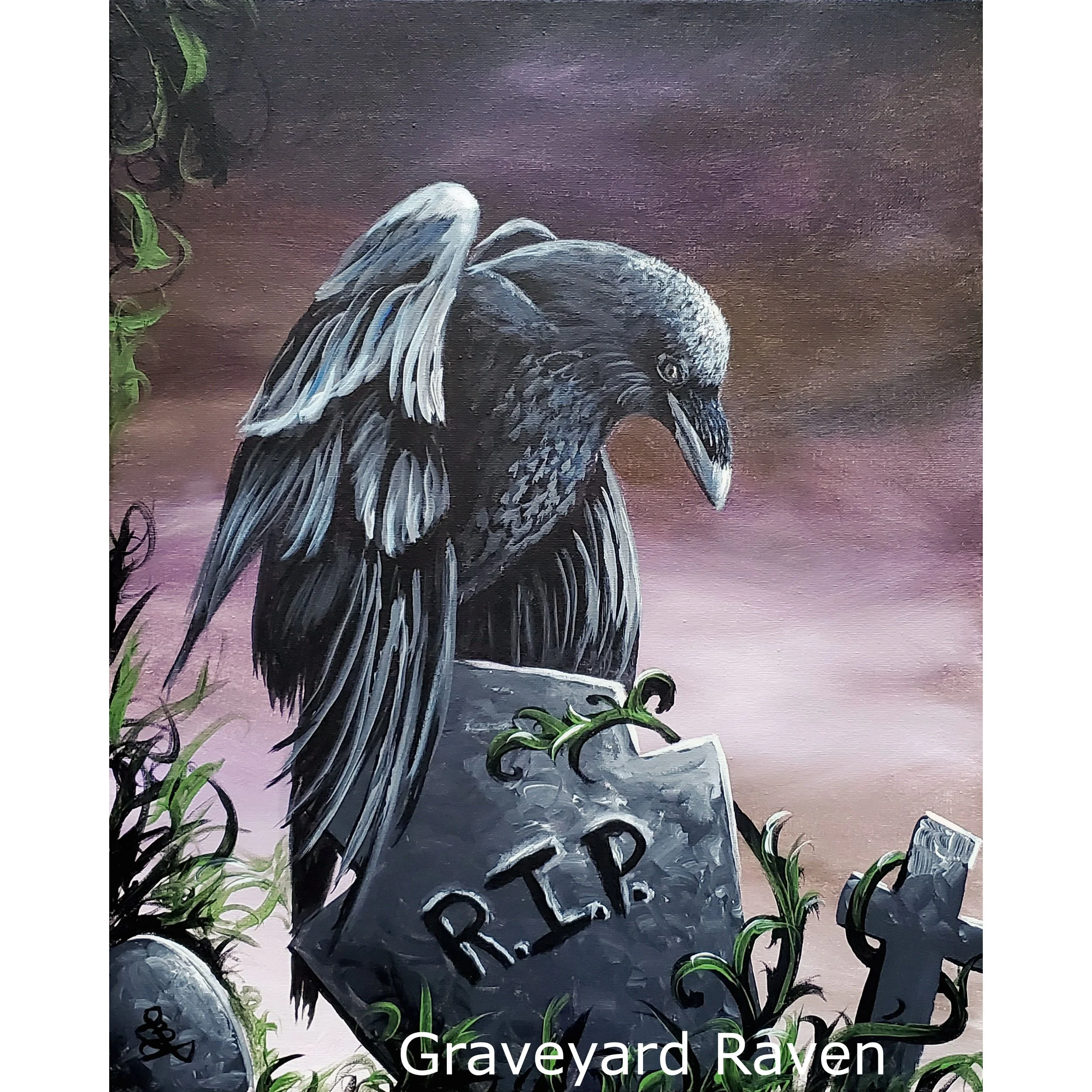 Graveyard Raven — Michelle the Painter