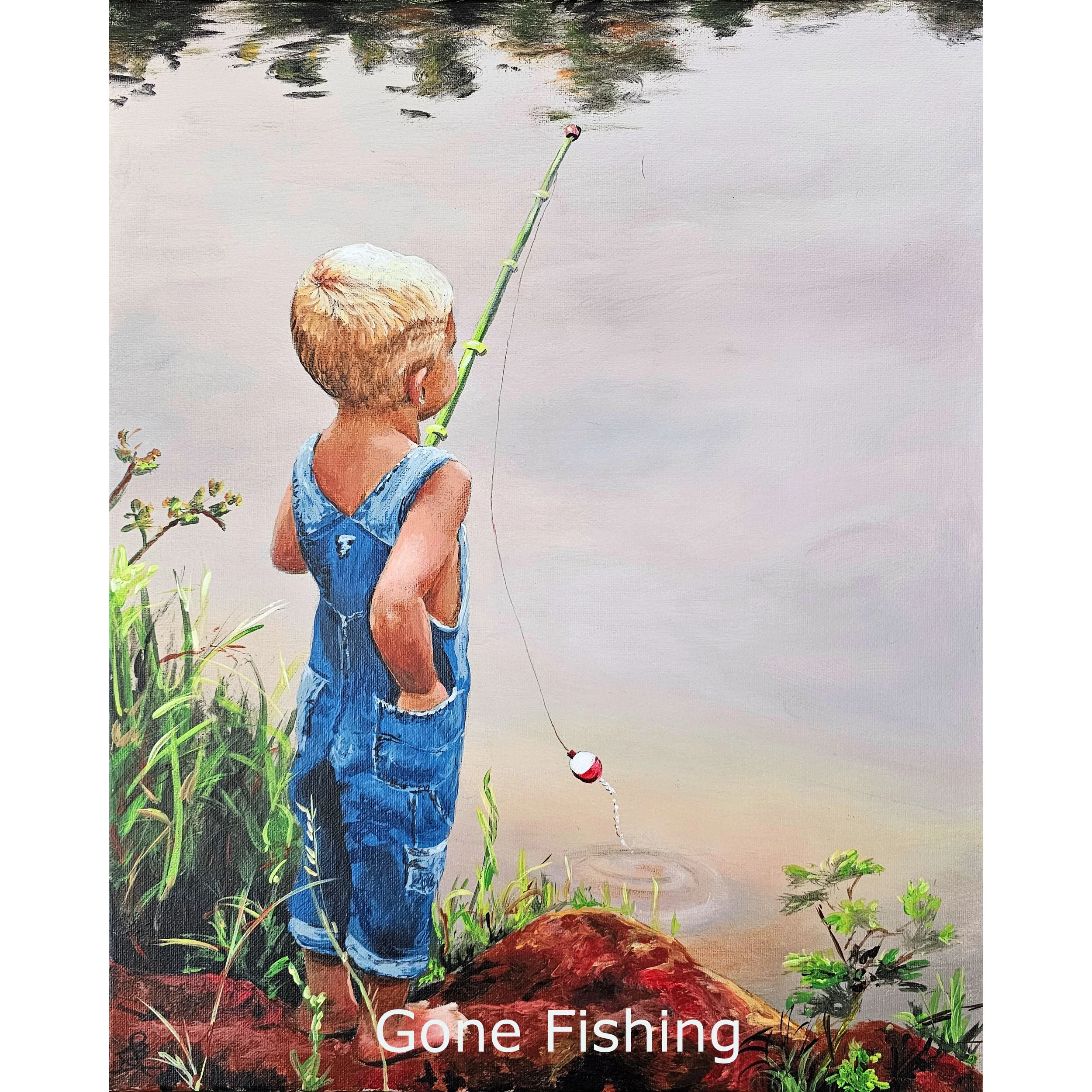 Gone Fishing — Michelle the Painter