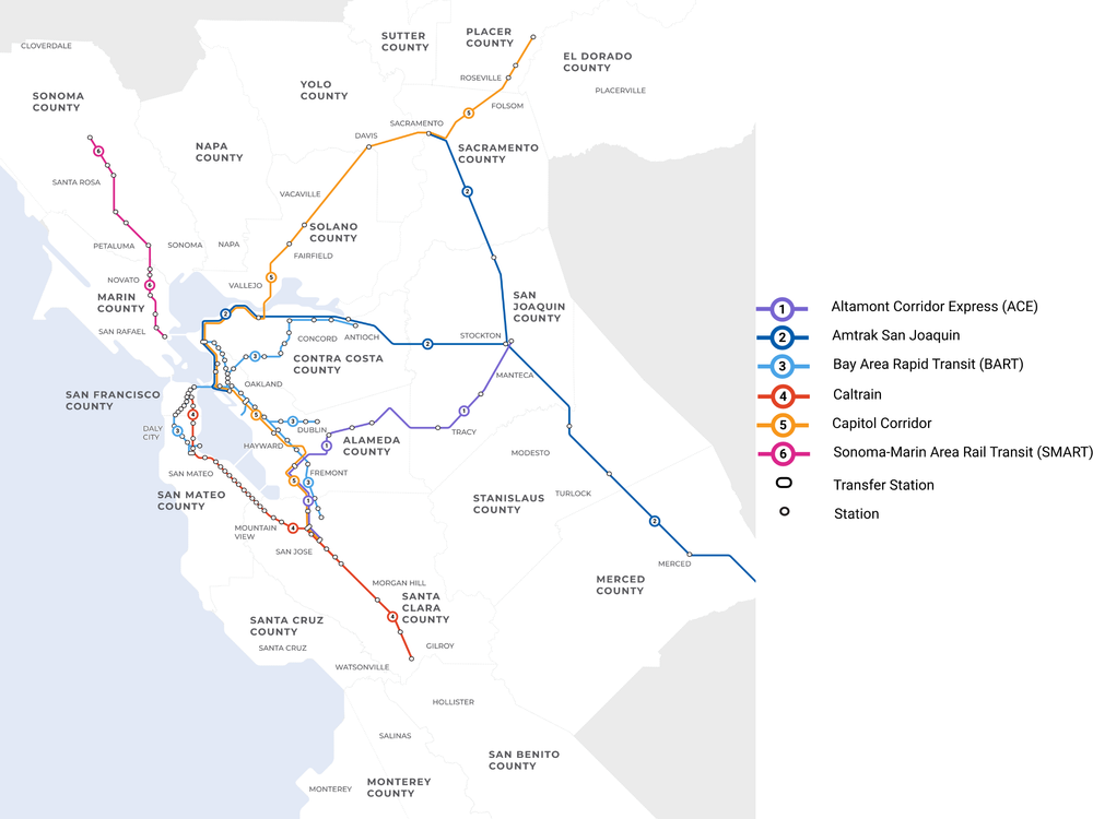 A vision for Northern California Regional Rail — Seamless Bay Area