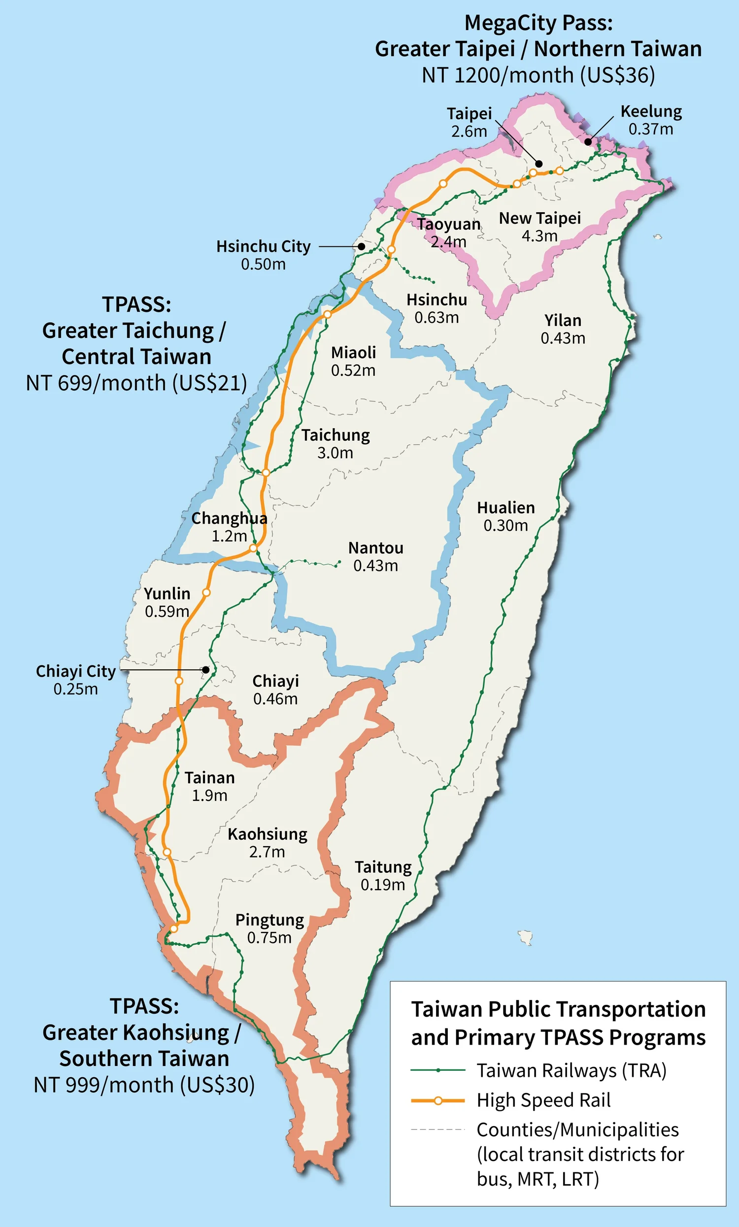 Notes from Taiwan: Regional fare integration programs fuel Taiwan's ...