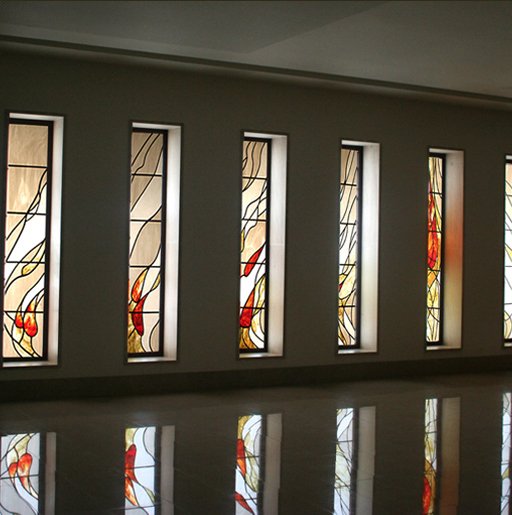 Vitral Religioso Contemporâneo Atelier Paulo Nogueira