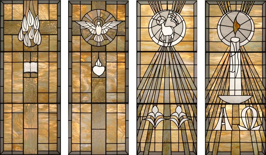 Vitral Religioso Contemporâneo Atelier Paulo Nogueira