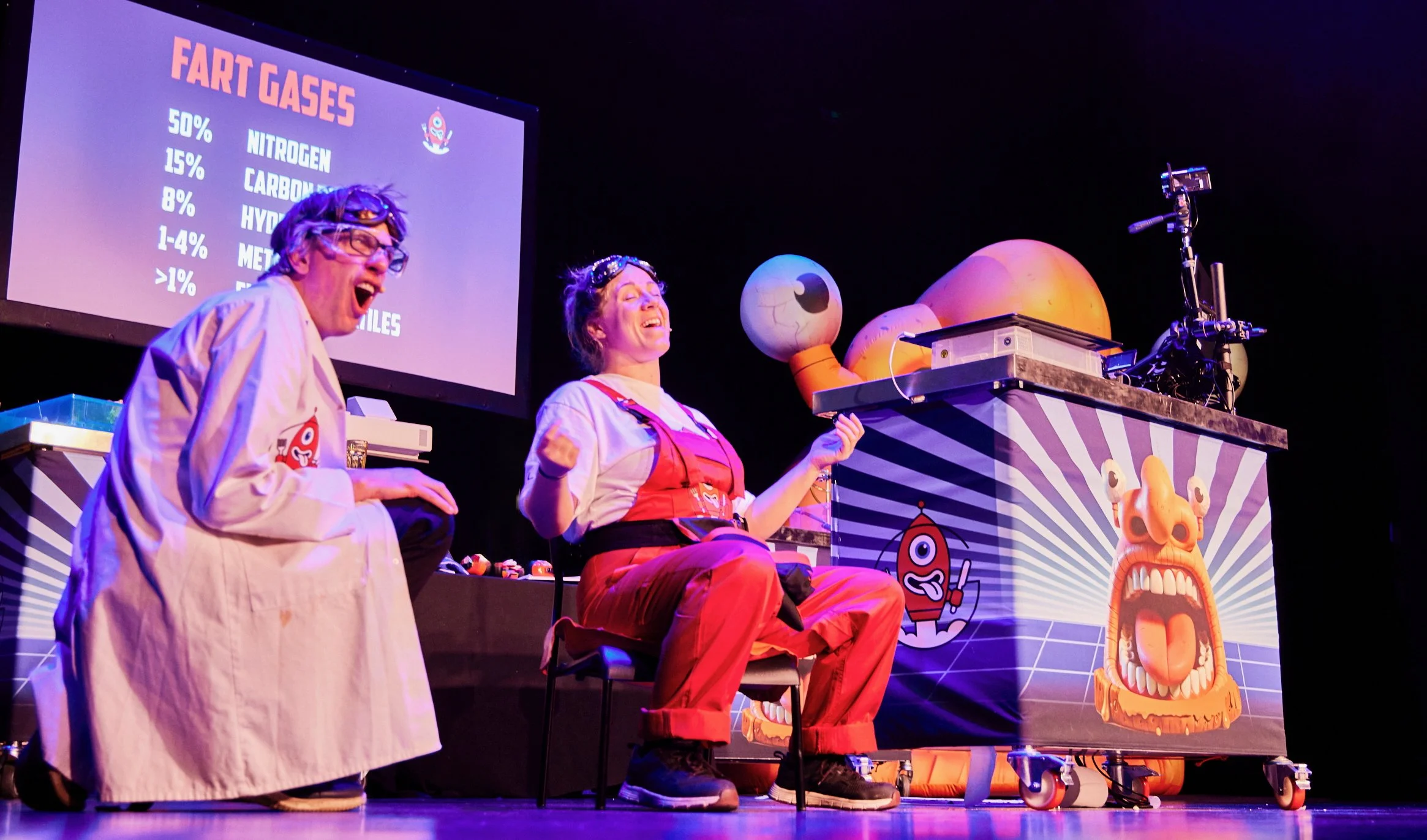 Rude Science Live! Family science show information — Gastronaut HQ